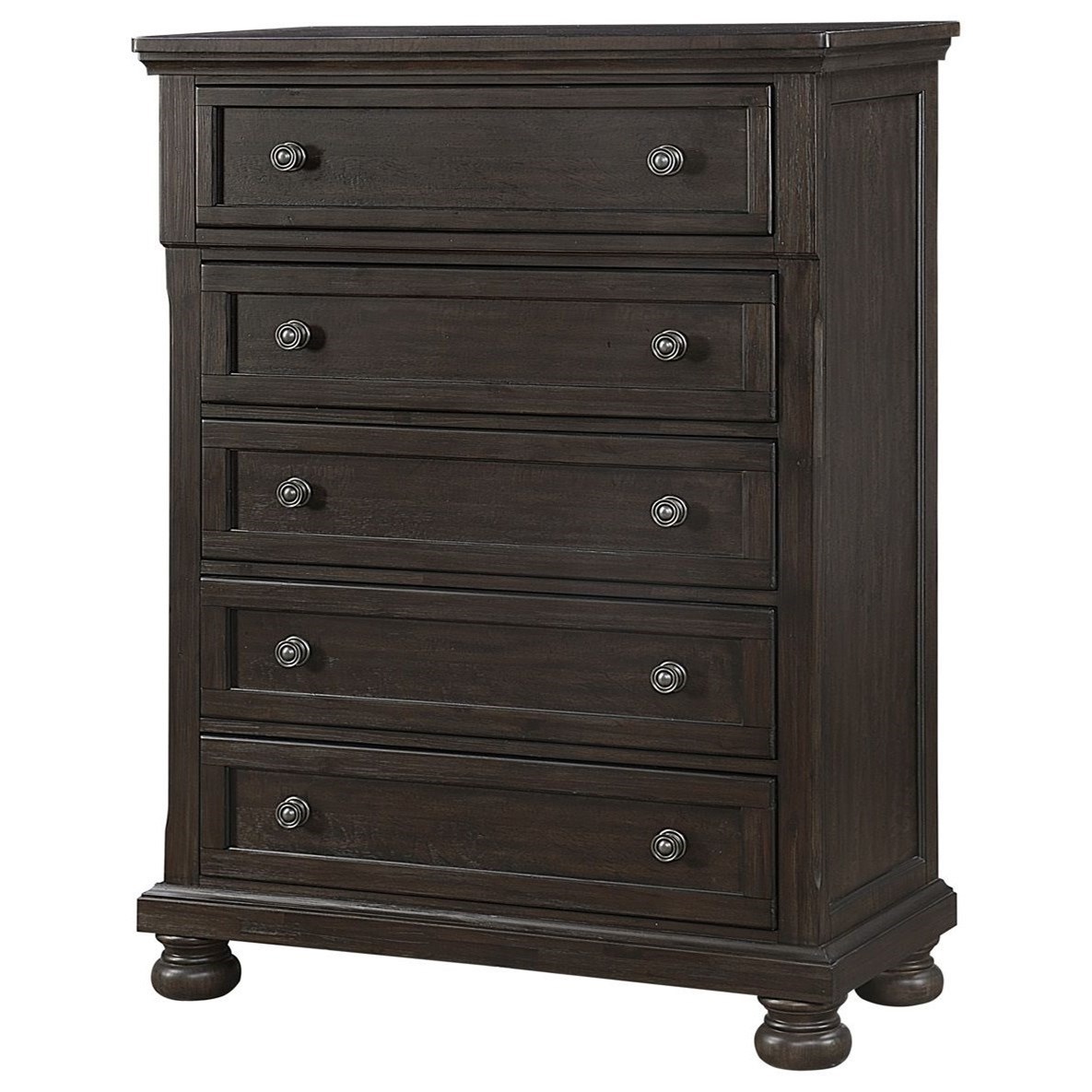 Avalon Furniture Lauren 3051118 Traditional Chest of Drawers with Felt ...