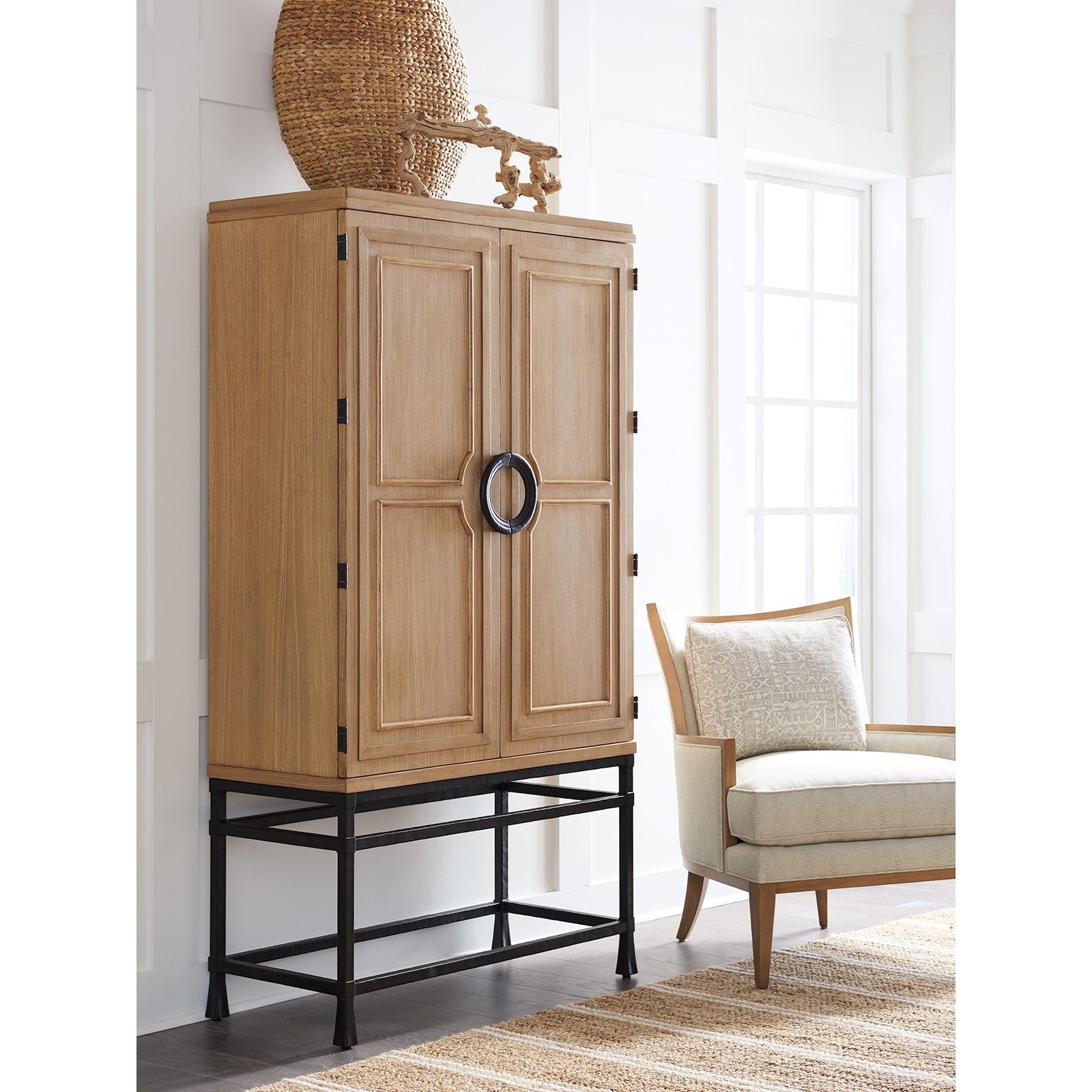 Barclay Butera Newport 920-976C Jade Bar / Chest On Stand with ...