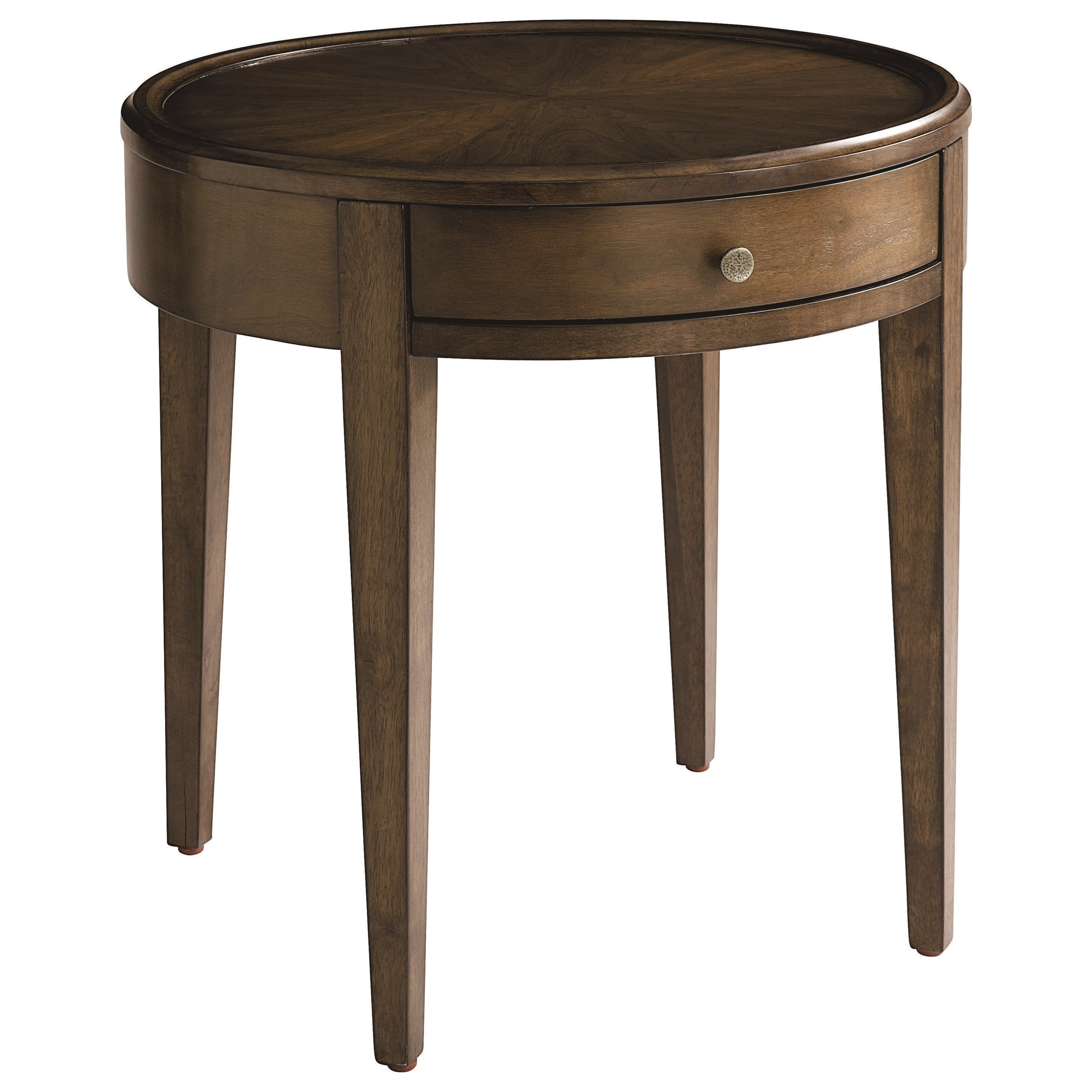 contemporary round side table