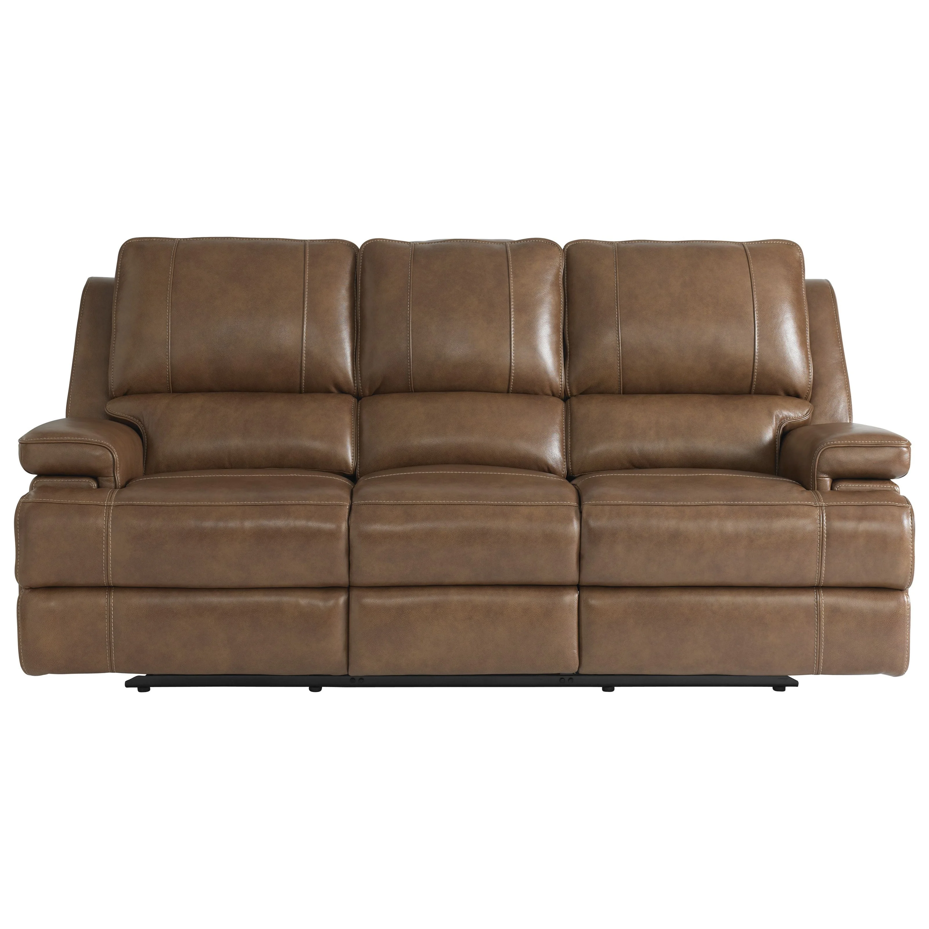 Bassett Club Level - Parsons 3729-P62U Casual Double Reclining Sofa ...