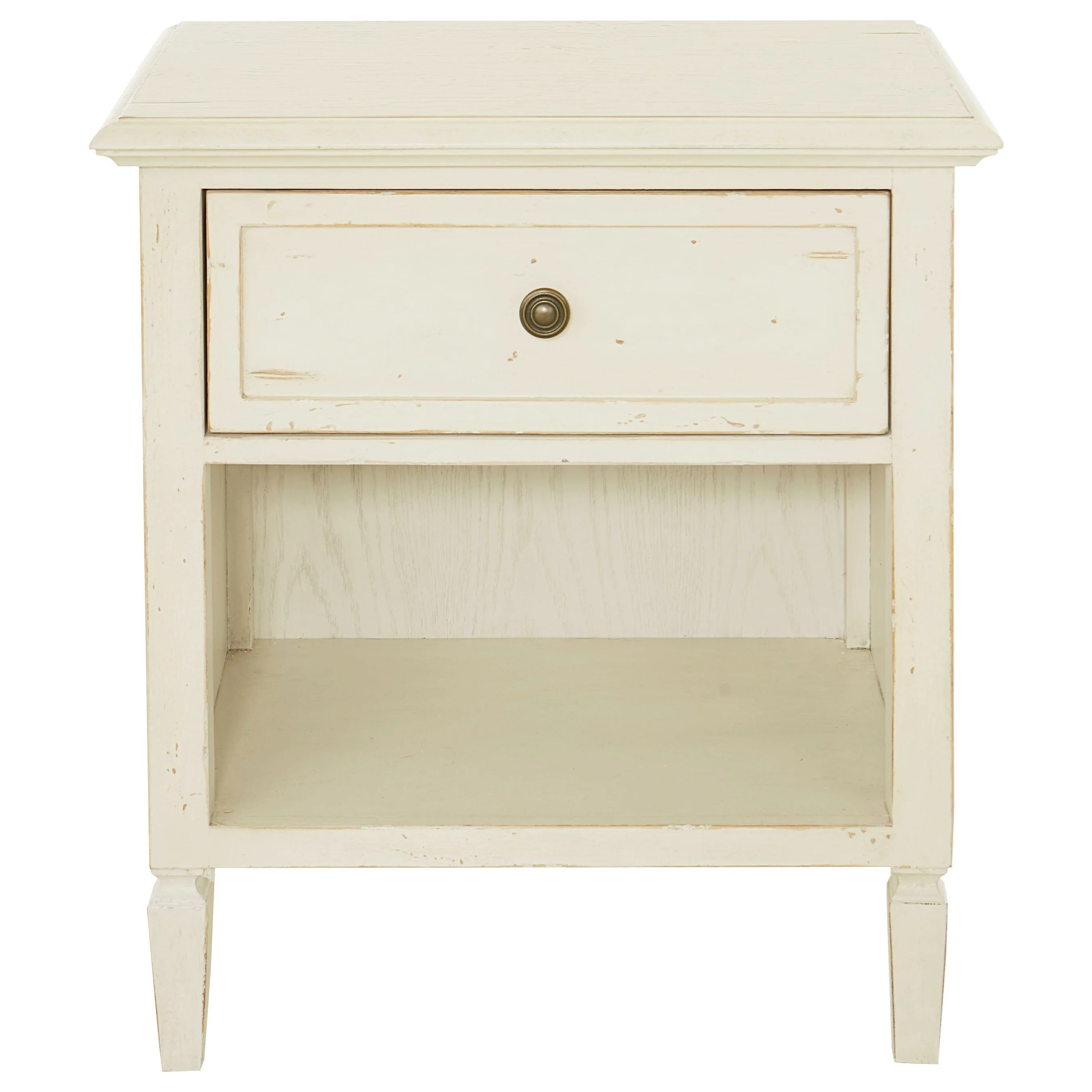 Bassett Shoreline Coastal Bedside Table with Outlet and USB Ports ...