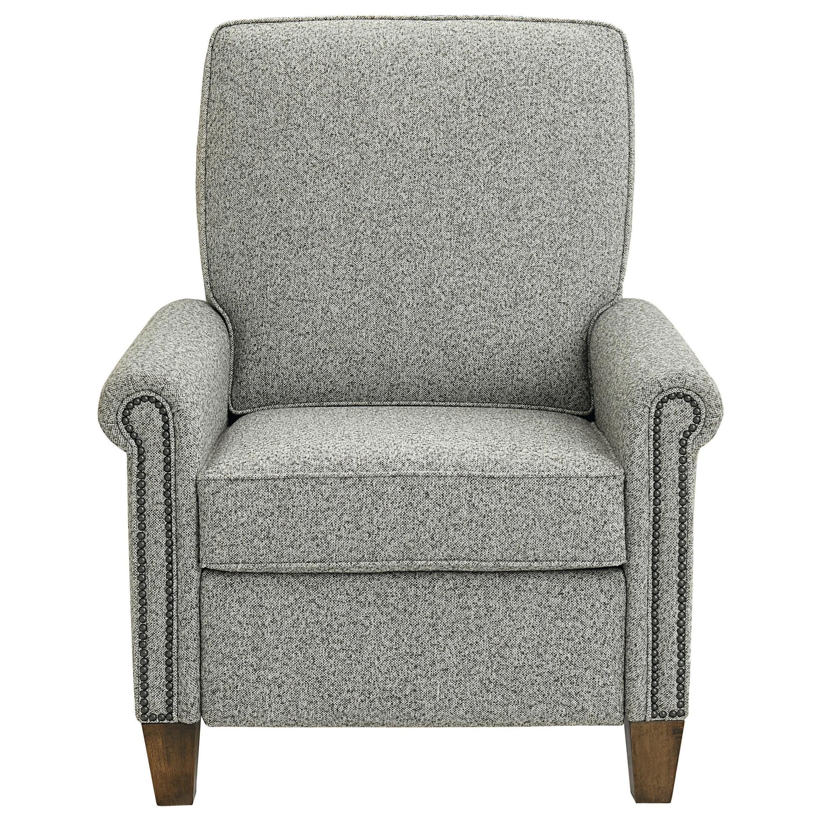 Bassett Thompson Q114402 Casual Accent Chair with Rolled Arms | Howell ...