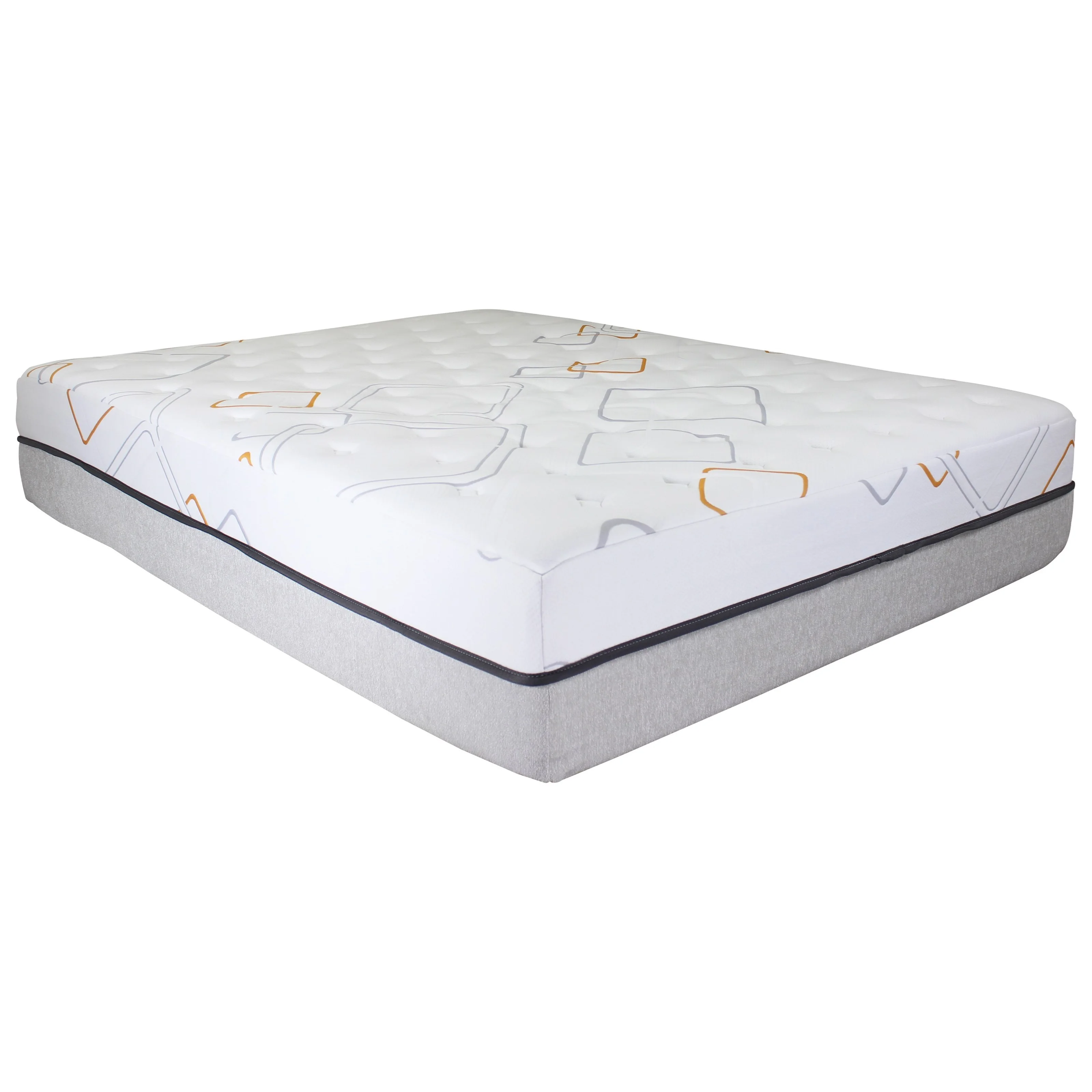 BedTech Cloud Bliss 14 14Hybrid-Q+BT1000-Q Queen 14" Hybrid Mattress ...