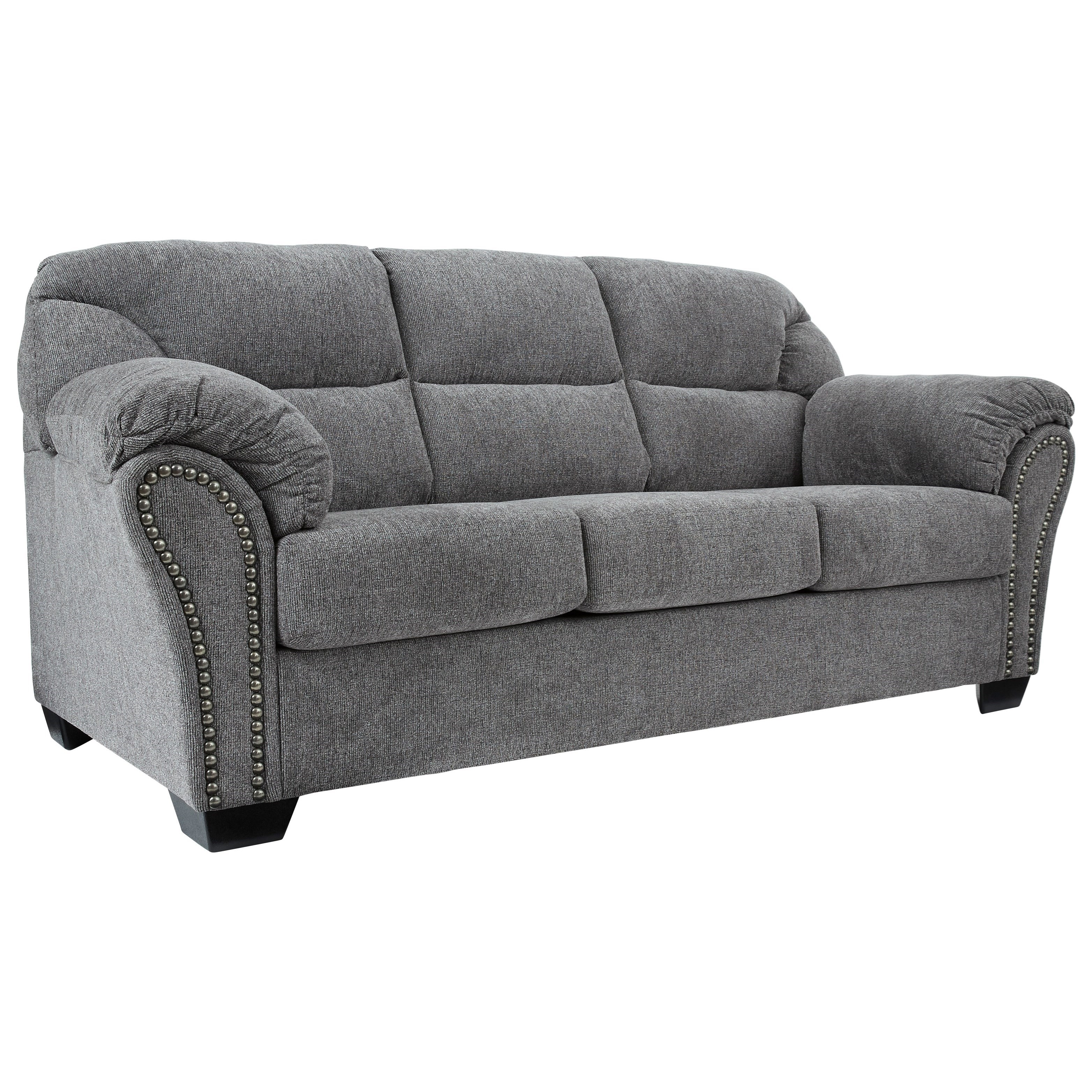 Benchcraft Allmaxx LRUSOF281053 Sofa with Pillow Arms and Nailhead Trim ...