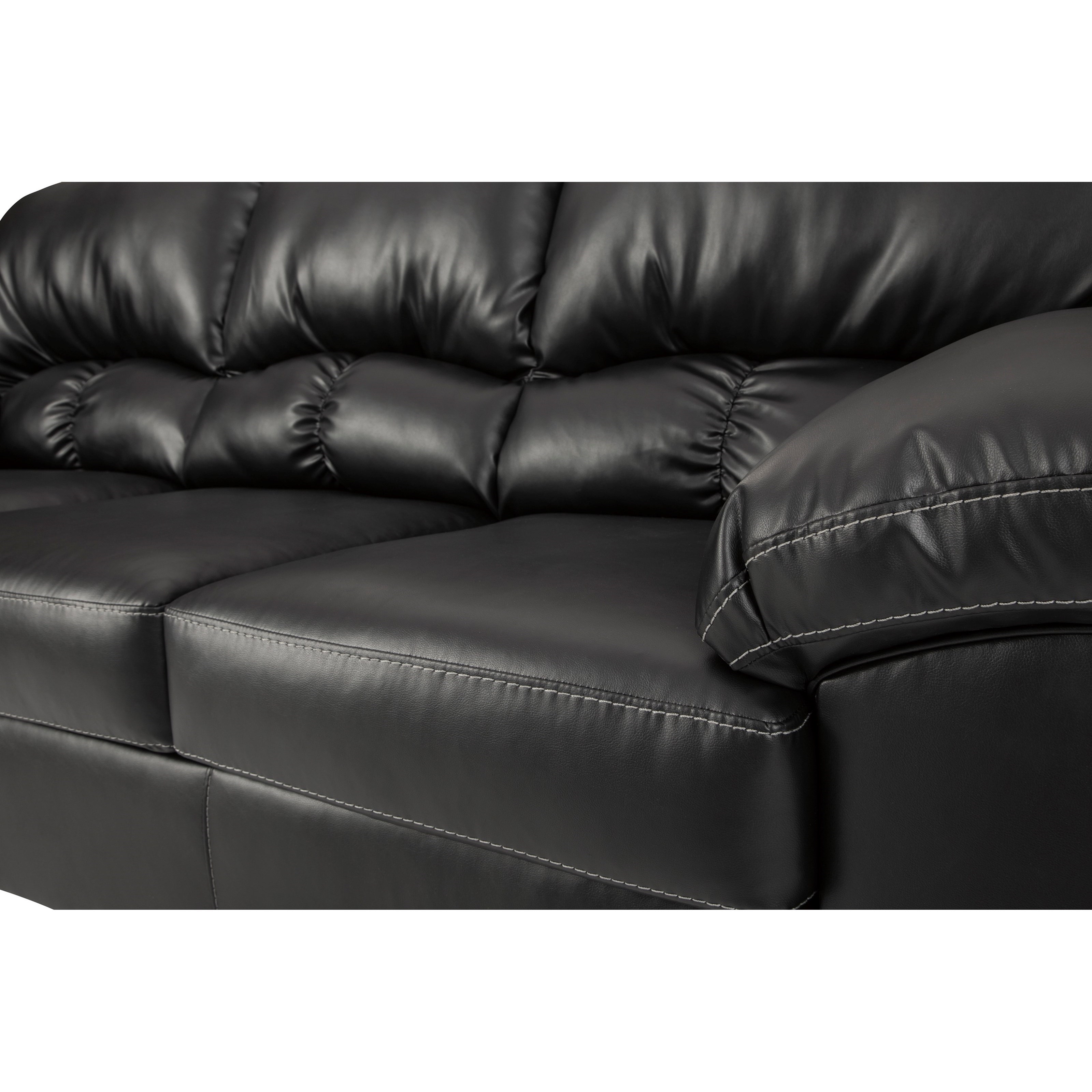 Benchcraft Brazoria 2470238 Casual Faux Leather Sofa Z R Furniture Uph Stationary Sofas
