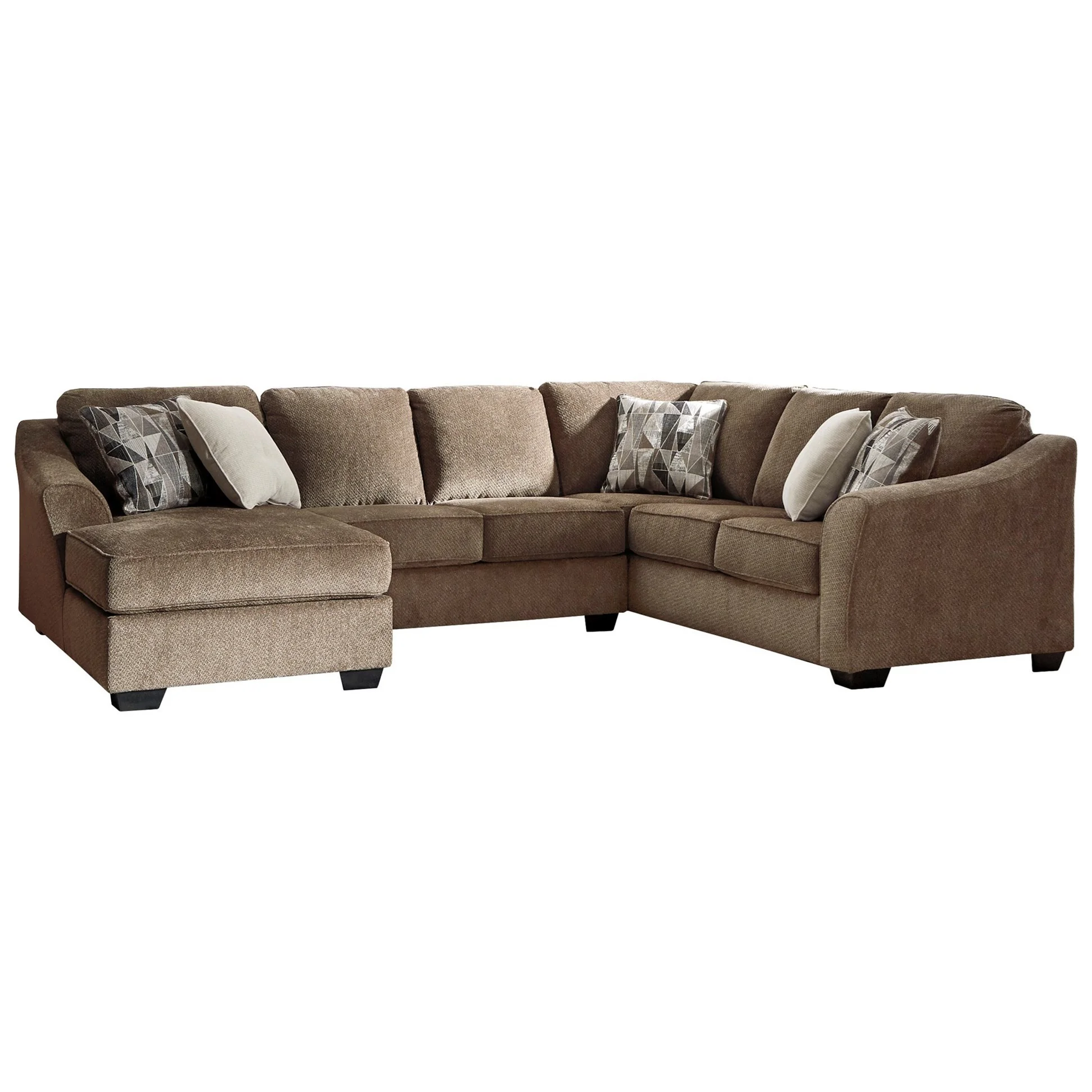 Benchcraft by Ashley Graftin 91102S2 Contemporary 3-Piece Sectional ...