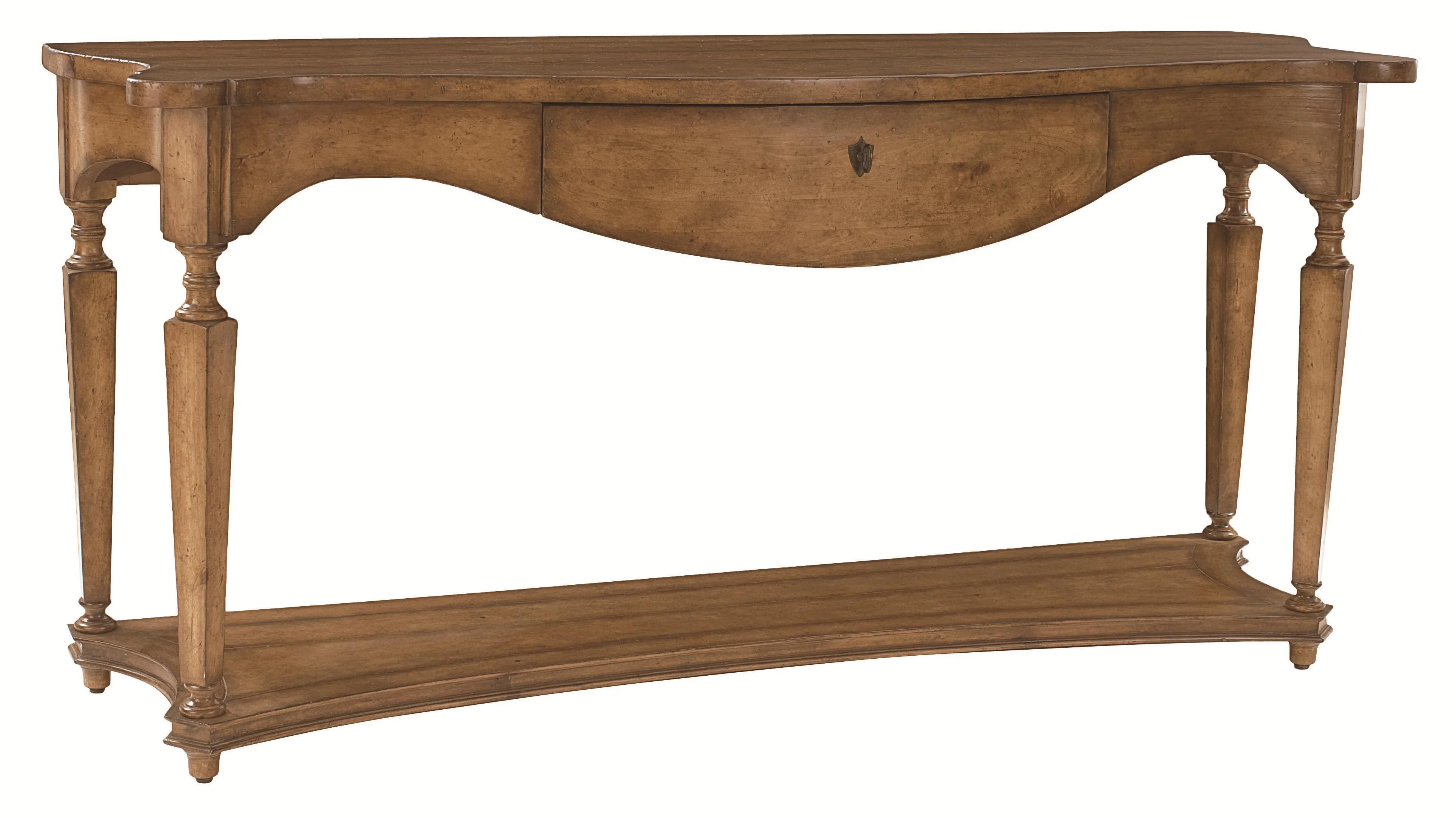 Bernhardt Bon Maison 328914 Rectangular Console Table with Shelf and ...