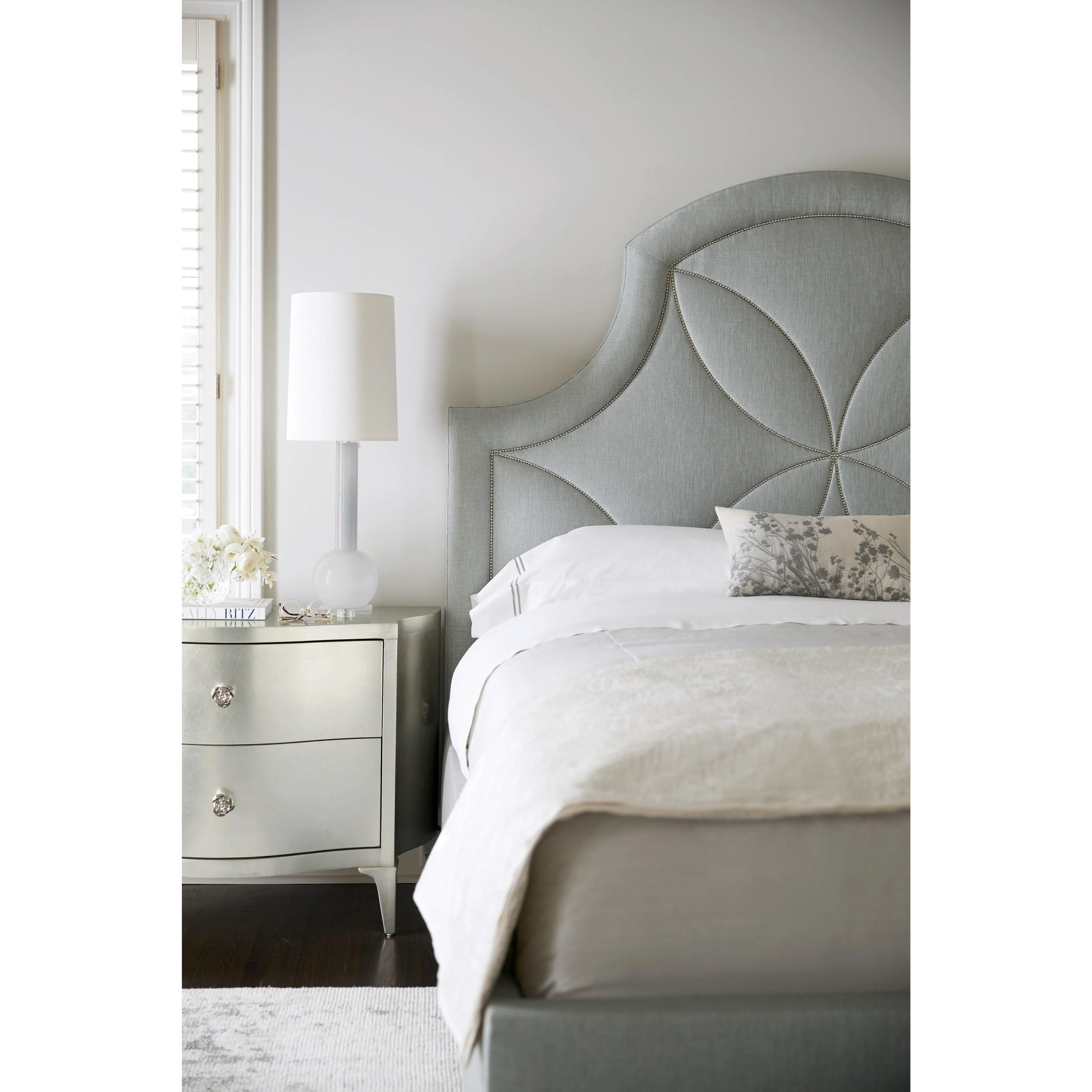 Bernhardt Calista 388H03, 388FR03 Transitional King Upholstered Bed ...