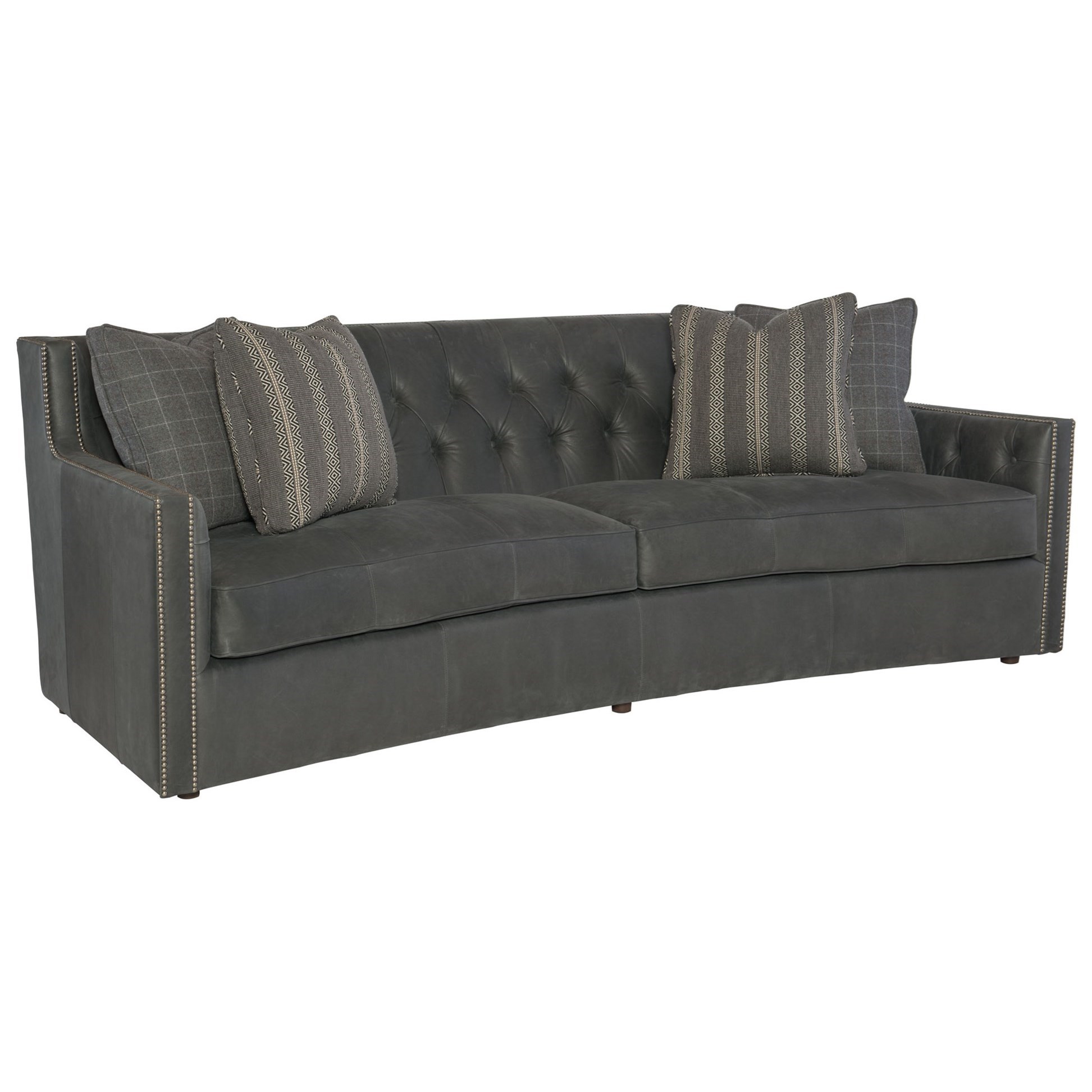 Bernhardt Candace 727771901 Leather Sofa | Belfort Furniture | Uph ...