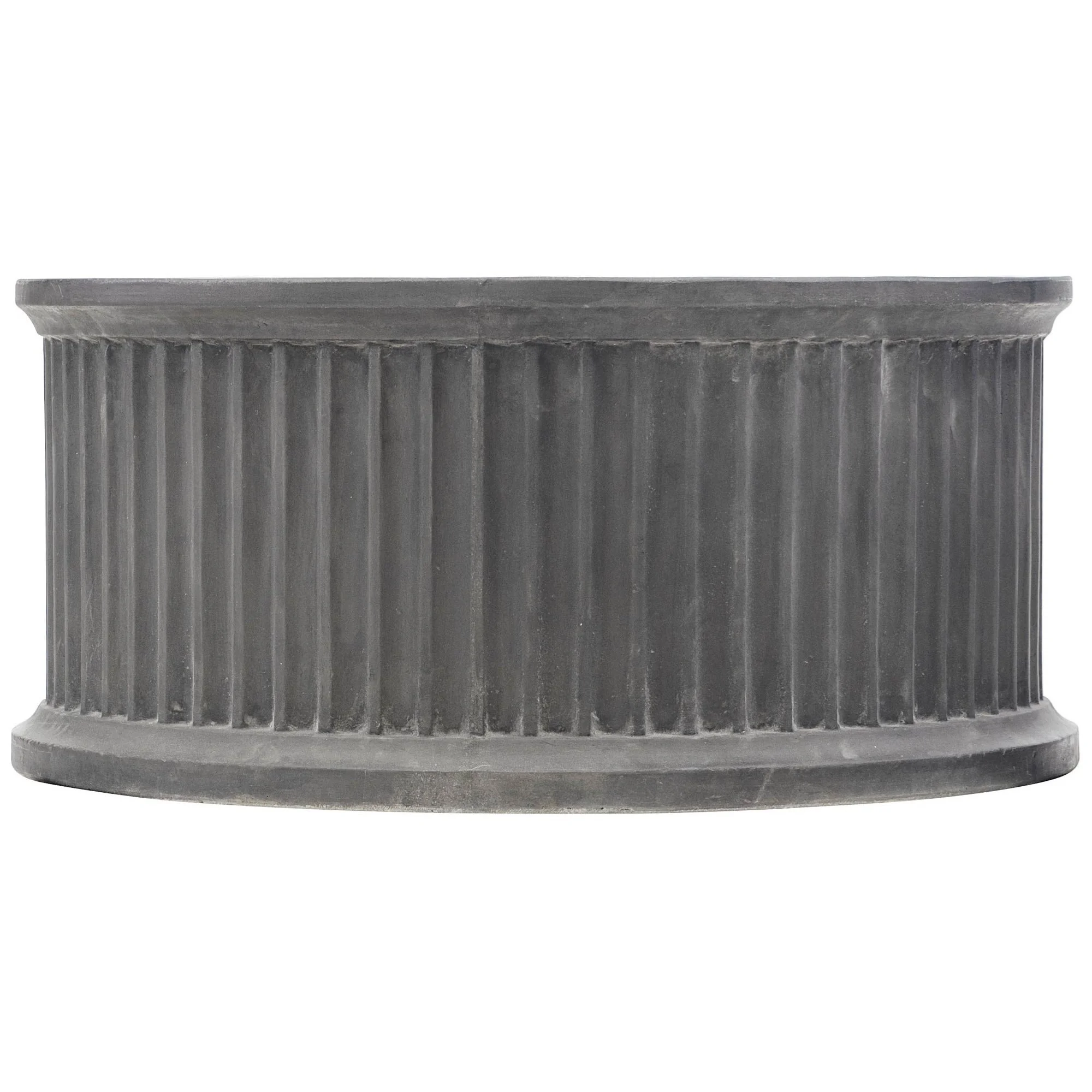 Bernhardt Canyon Ridge Transitional Round Concrete Cocktail Table ...