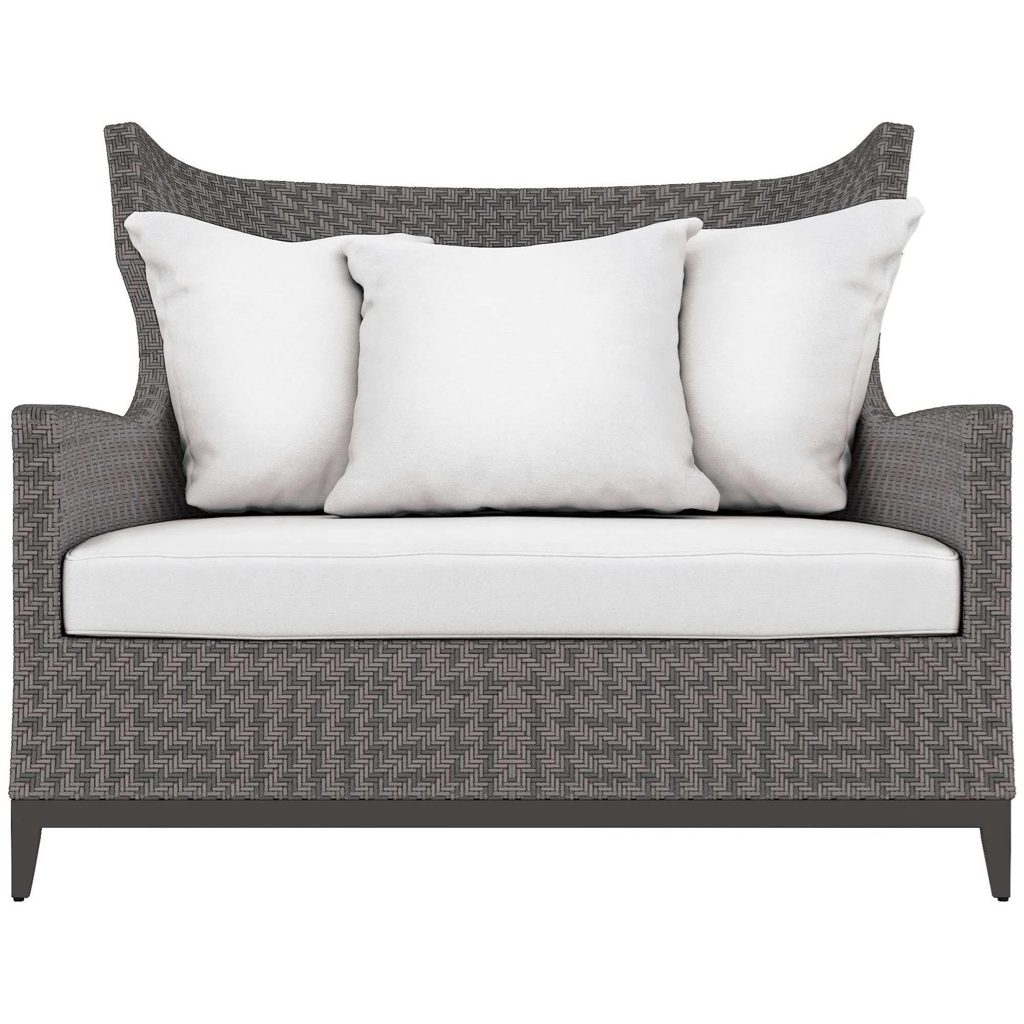 Bernhardt Bernhardt Exteriors O1103 Contemporary Wing Back Chair 1/2 ...