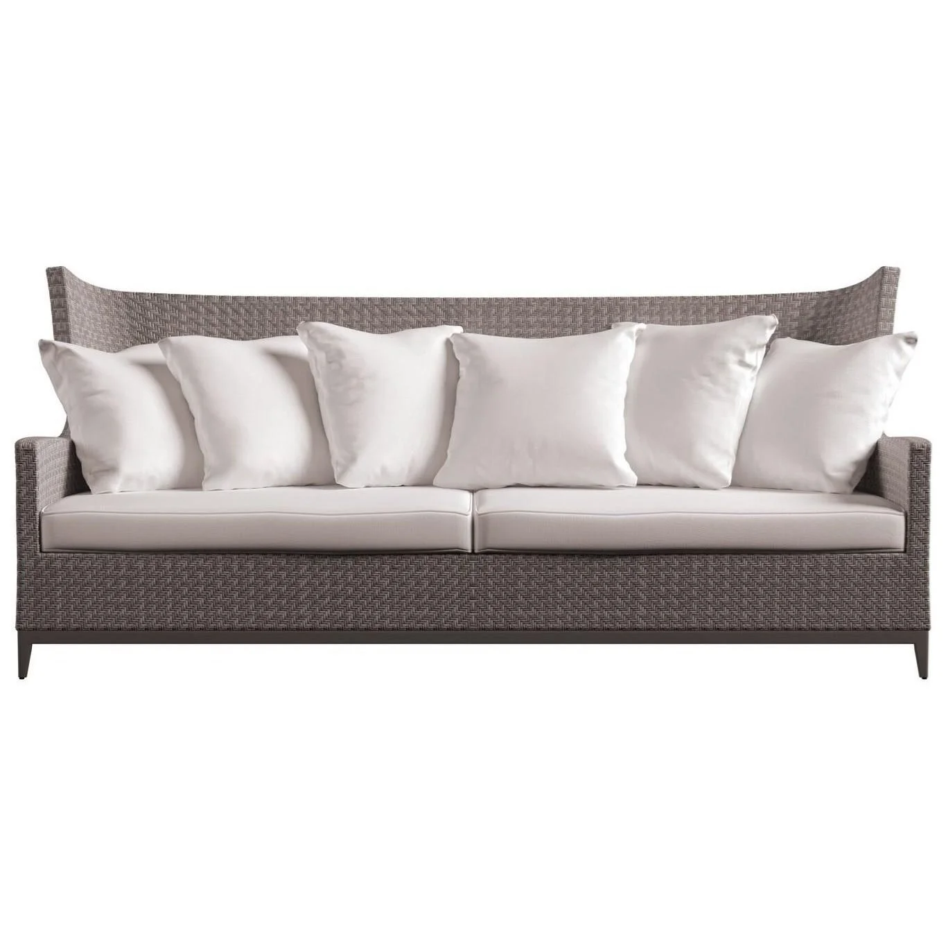 Bernhardt Bernhardt Exteriors O1107 Contemporary Wing Back Sofa ...