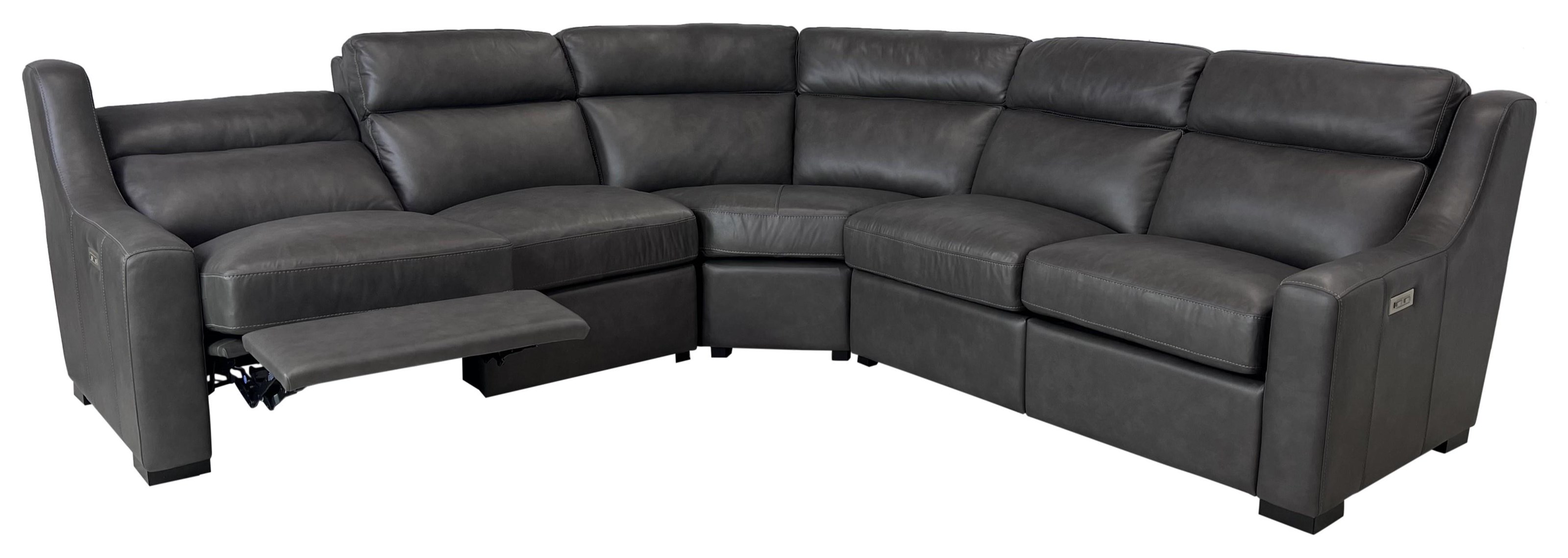 Bernhardt Germain Germain Three Piece Sectional Sprintz Furniture Reclining Sectional Sofas