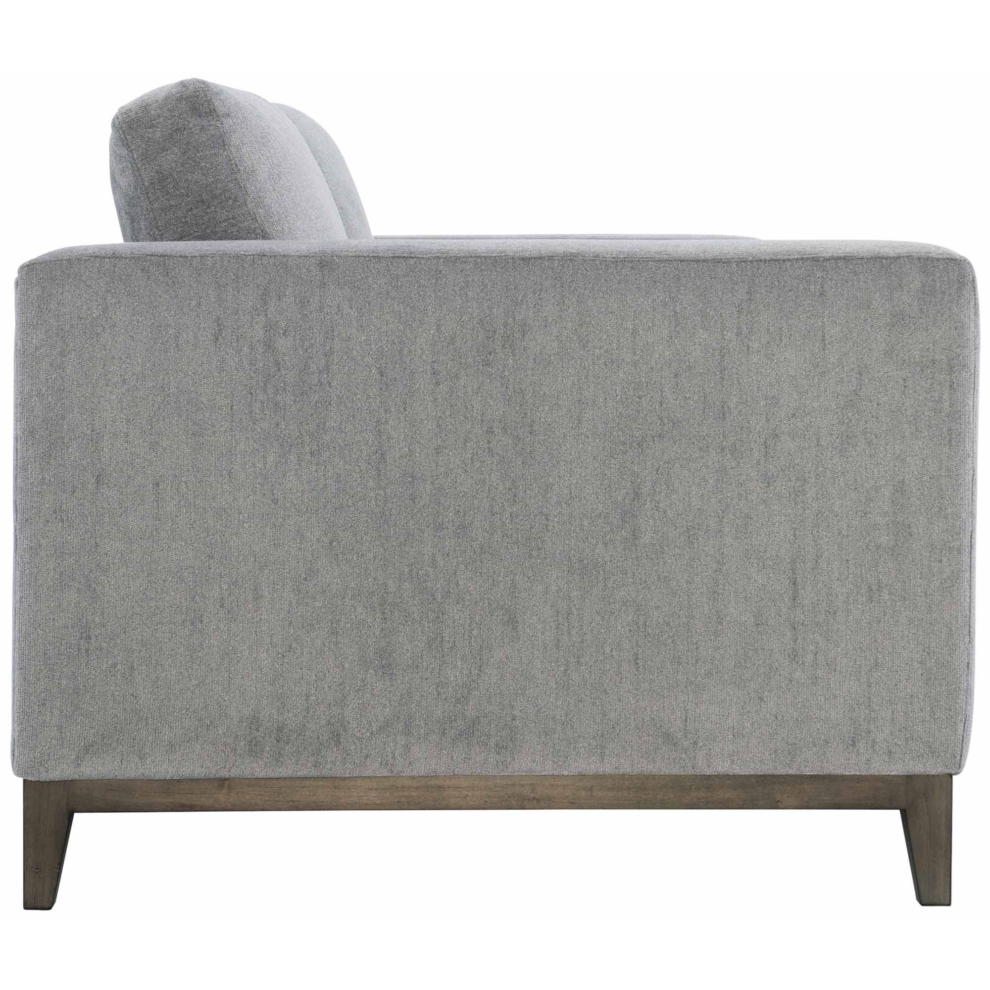 Bernhardt Noel Contemporary Sofa with Down Seat Cushions and Exposed ...