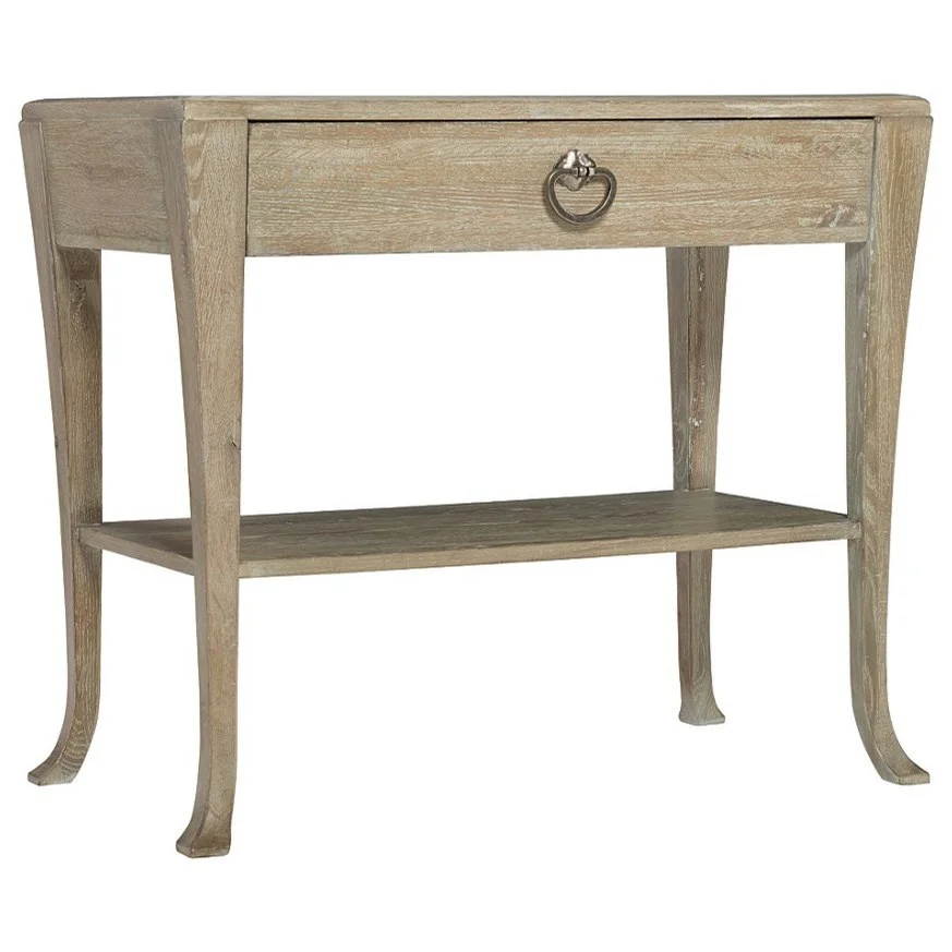 Bernhardt Rustic Patina Nightstand with 1 Drawer and 1 Shelf | Sprintz ...