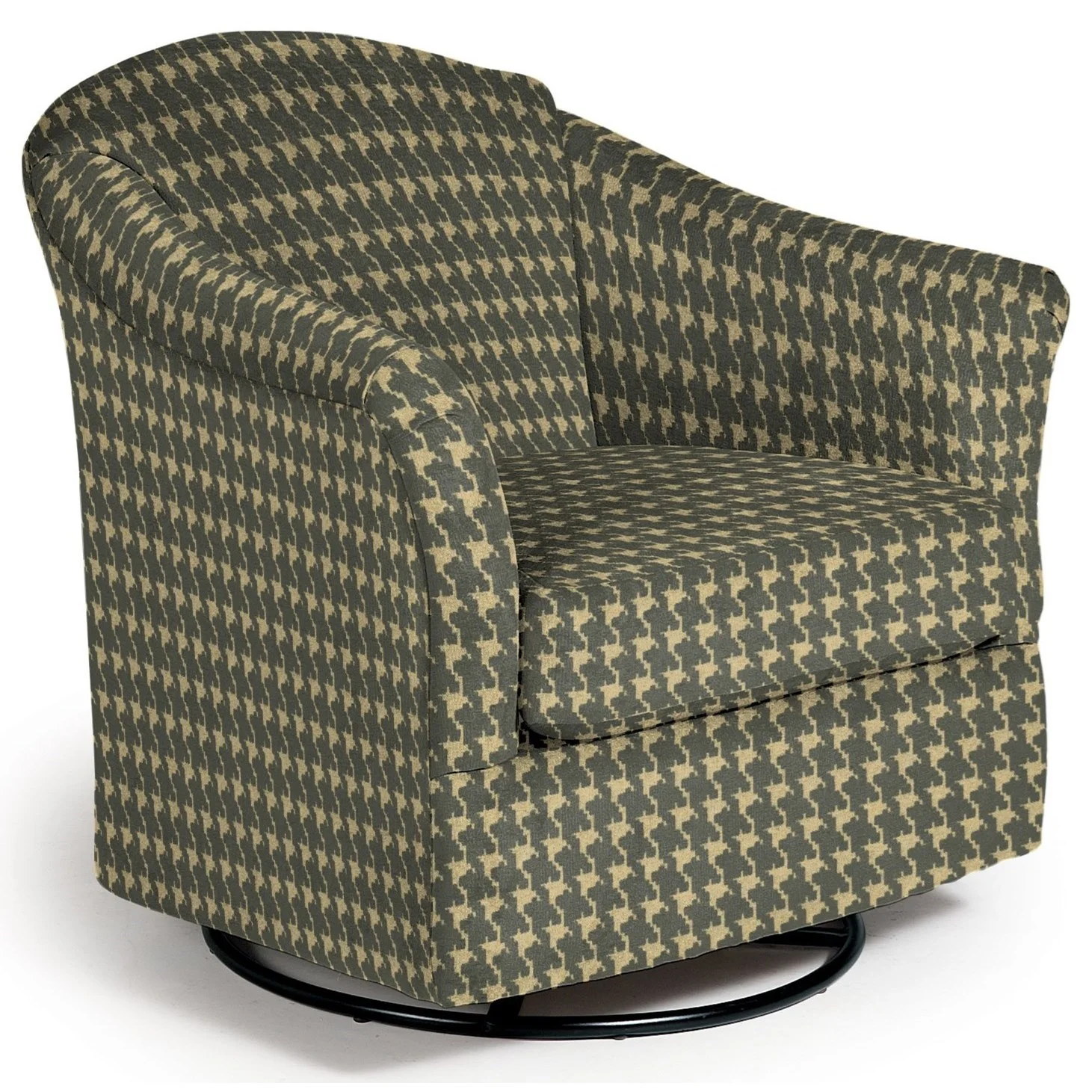 Best Home Furnishings Swivel Glide Chairs 2877 32183B Darby Swivel ...