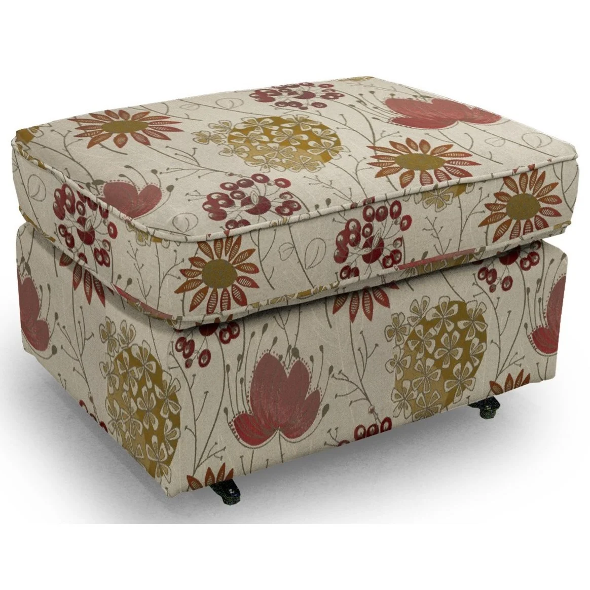 Best Home Furnishings Ottomans 0026 Smooth Rounded Casual Ottoman ...