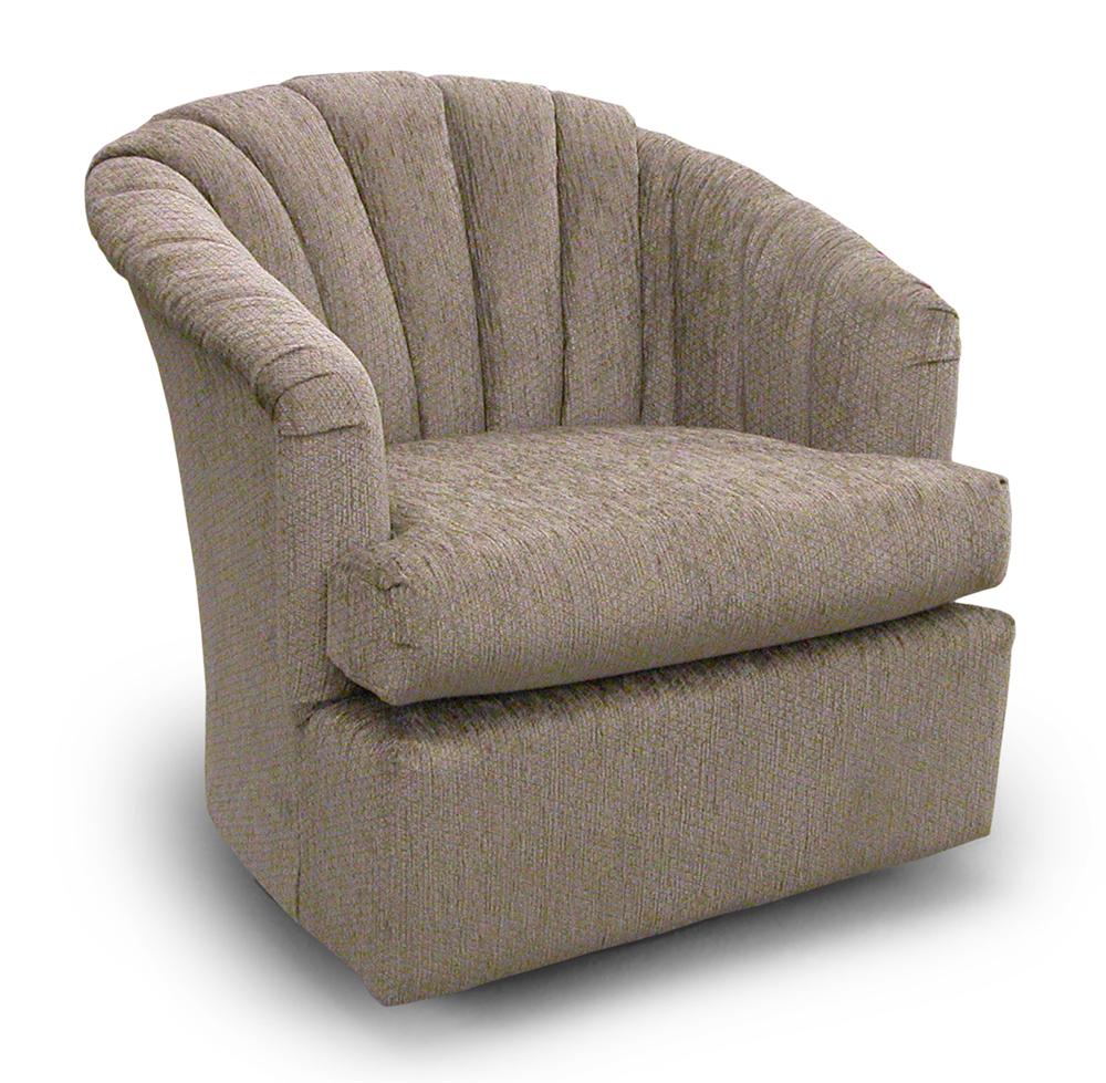 swivel barrel chair