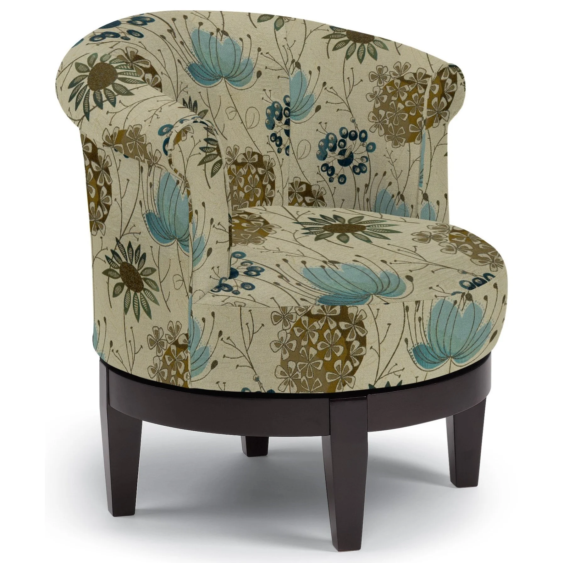 Best Home Furnishings Attica 2958E 34612 Chic Attica Swivel Chair with ...