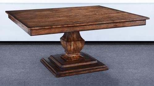 Square Pedestal Dining Table With Leaf