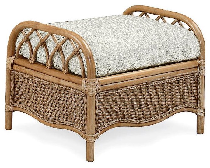 Braxton Culler Everglade 5091556 Rattan Ottoman | Johnny Janosik | Ottomans