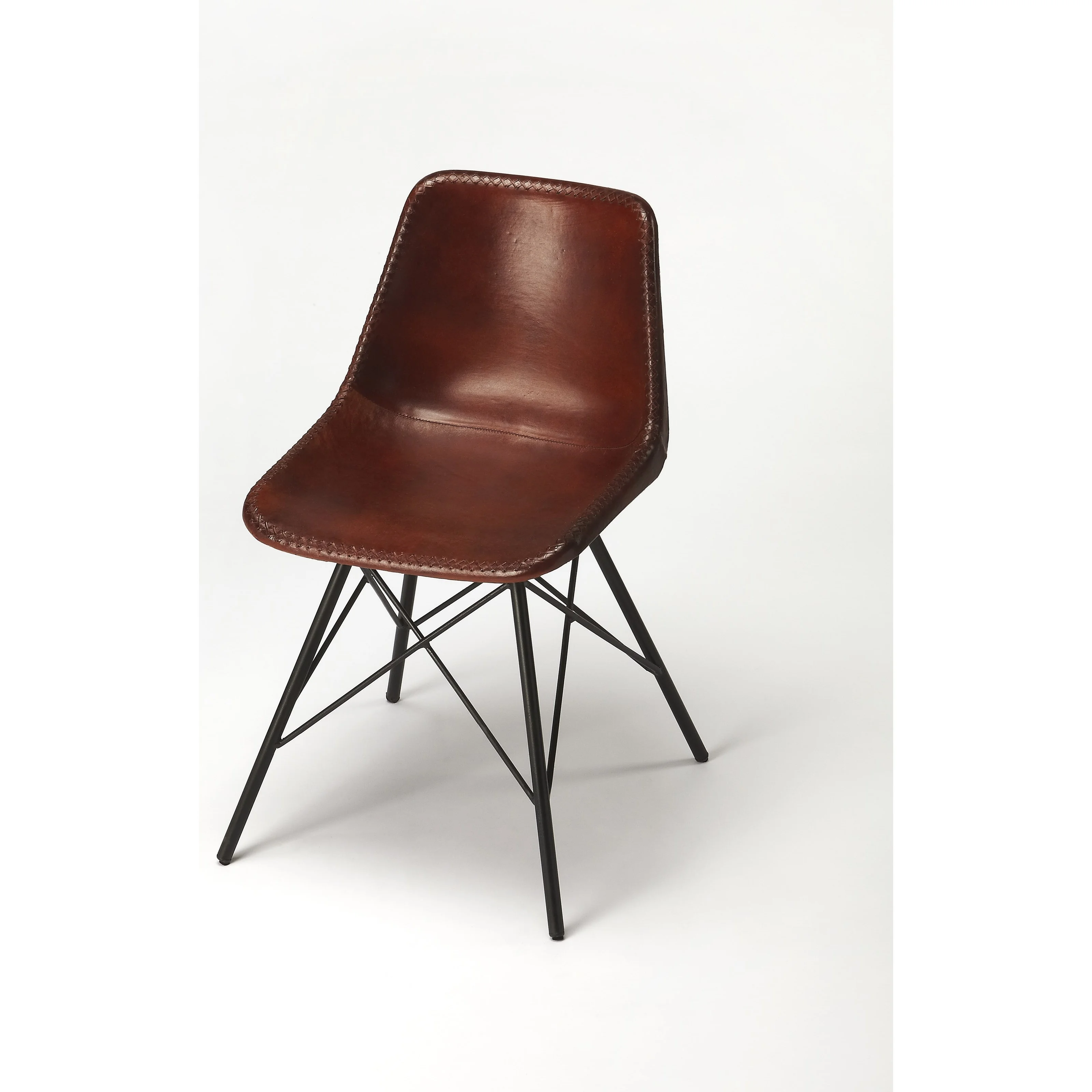 Butler Specialty Company Butler Loft Inland Brown Leather Side Chair ...