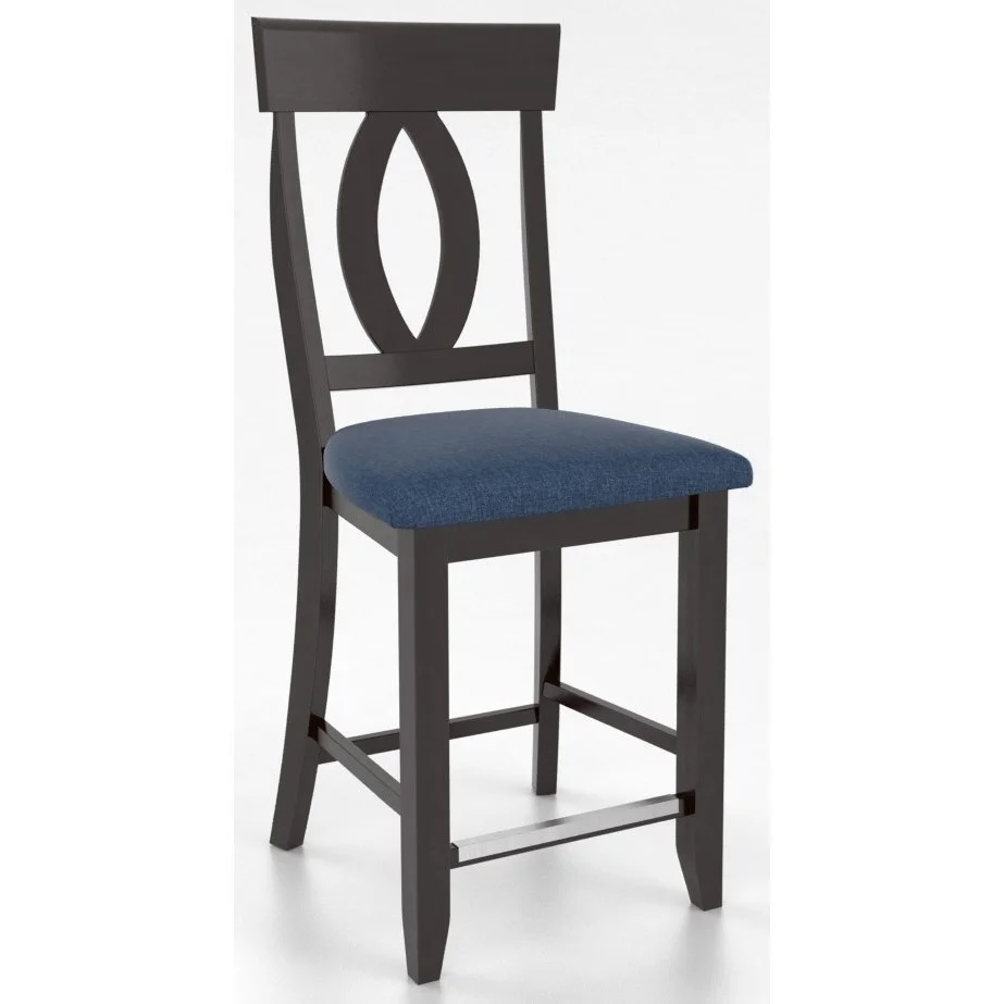 Canadel Canadel SNF08100TK30M24 Customizable 24" Upholstered Fixed ...