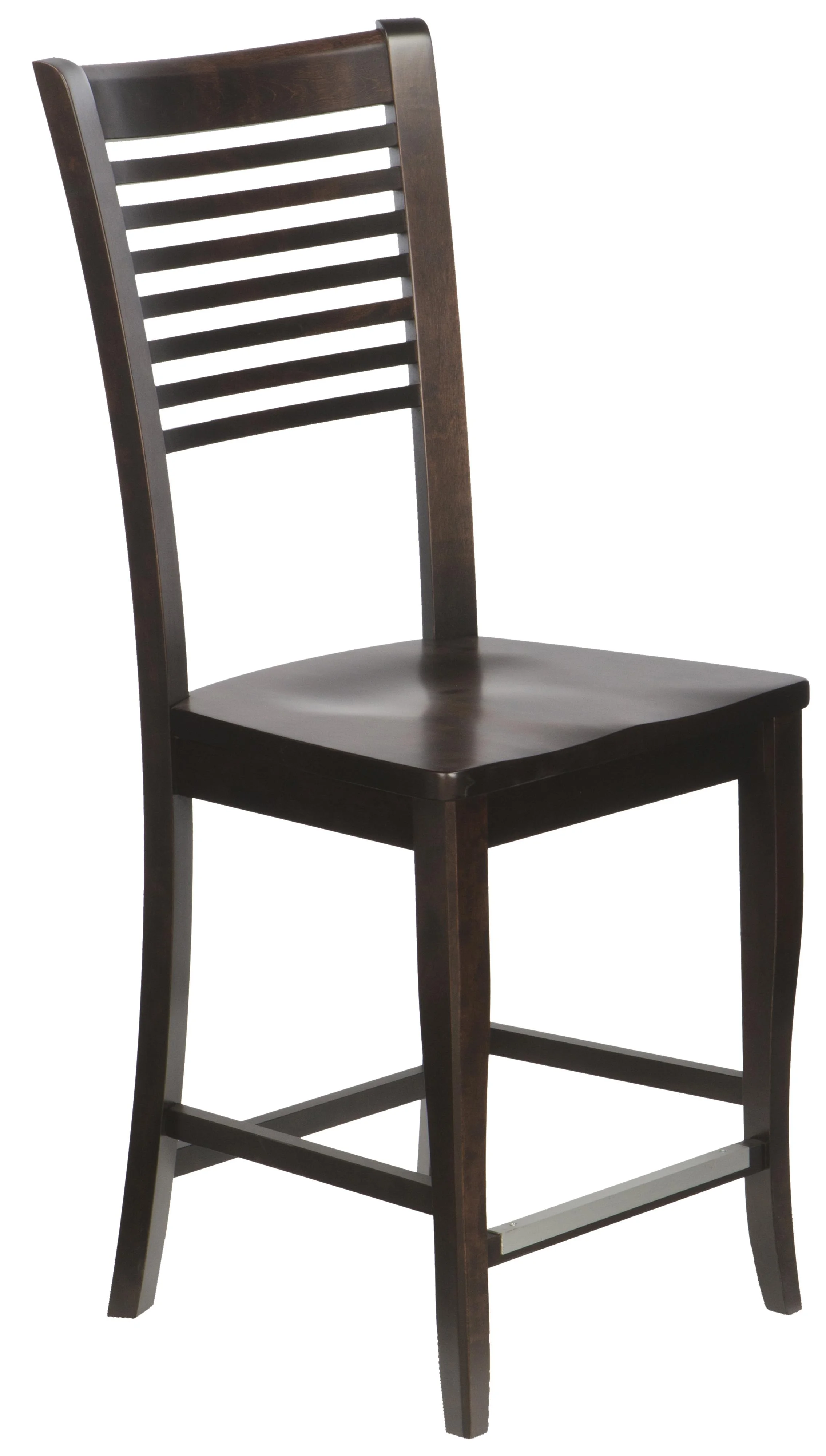 Canadel Canadel SNF082293030M24 Customizable 23" Wood Seat Fixed Stool ...