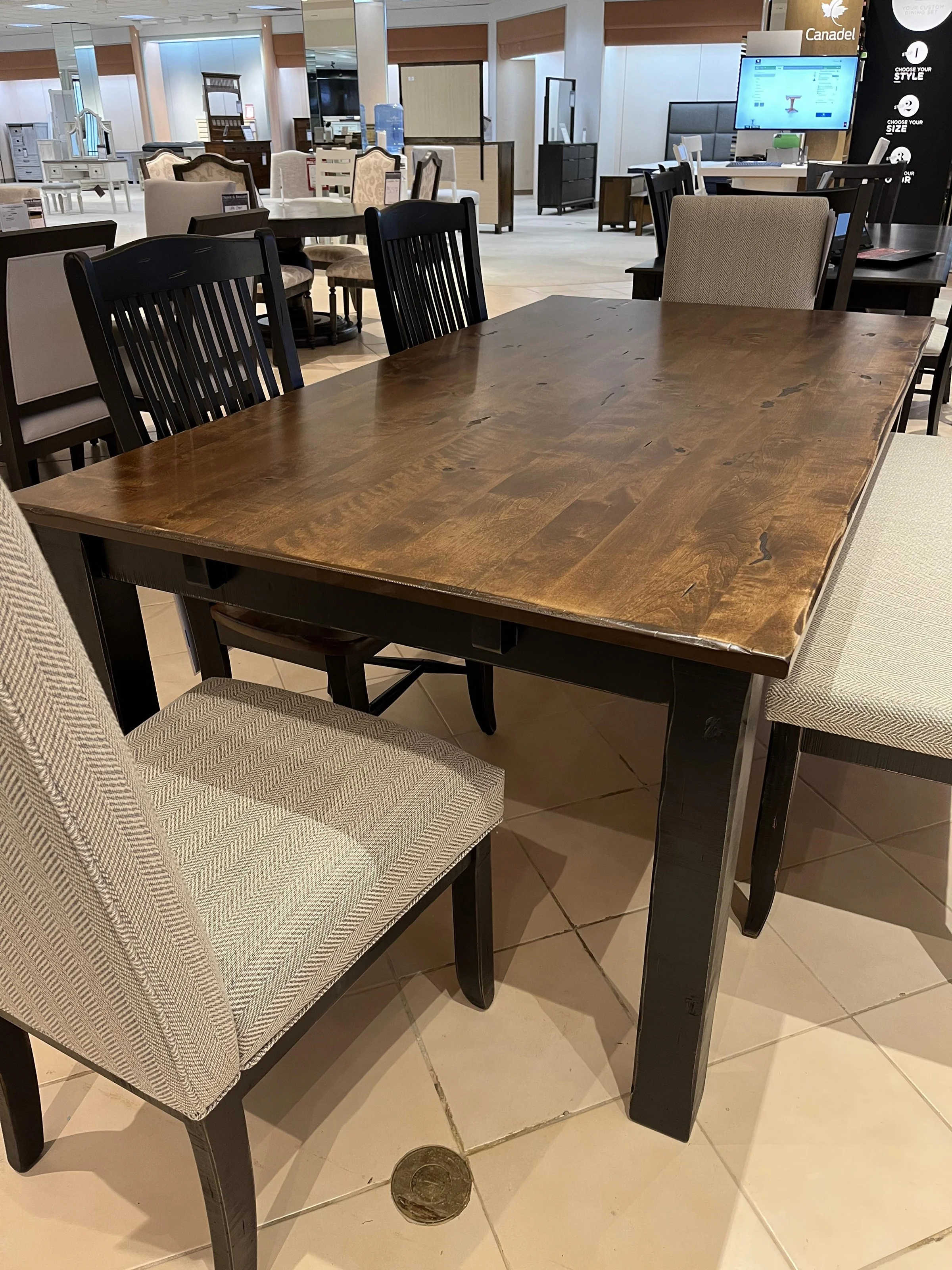Canadel Champlain 1301081 Champlain Dining Table | Dunk & Bright ...
