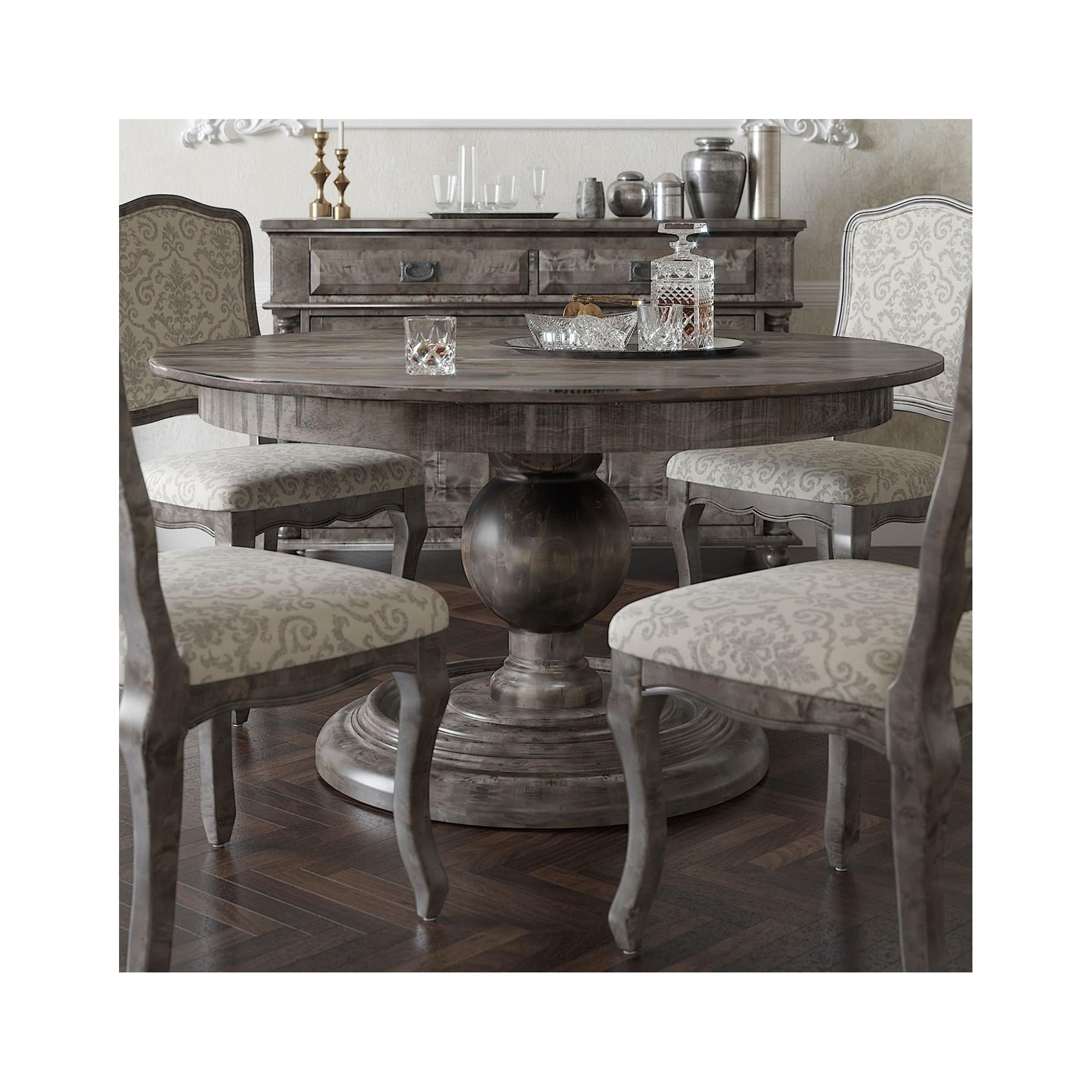 Canadel Champlain TRN060600808DHQNF Farmhouse Customizable Round Dining ...