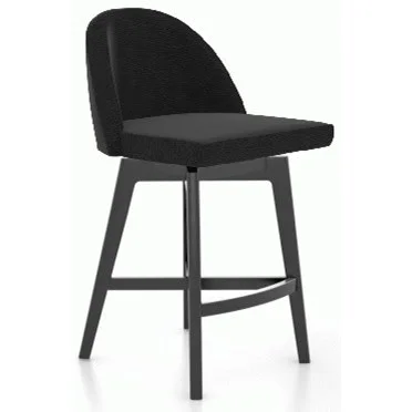 Canadel Downtown SNS08140XT05M24 Contemporary Upholstered Swivel Stool ...