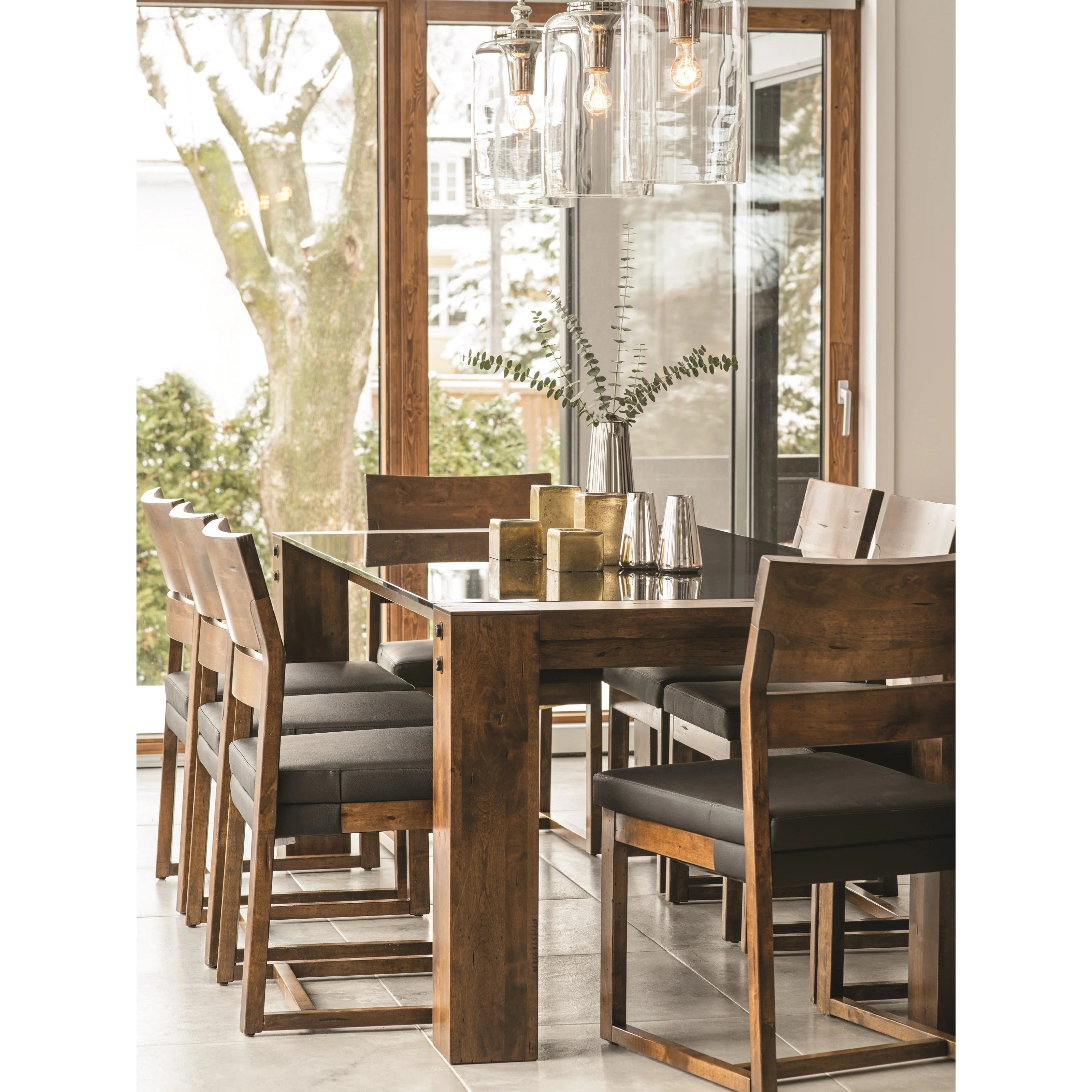 Canadel Loft GRE04084CT19RLNNF Customizable Rectangular Dining Table ...