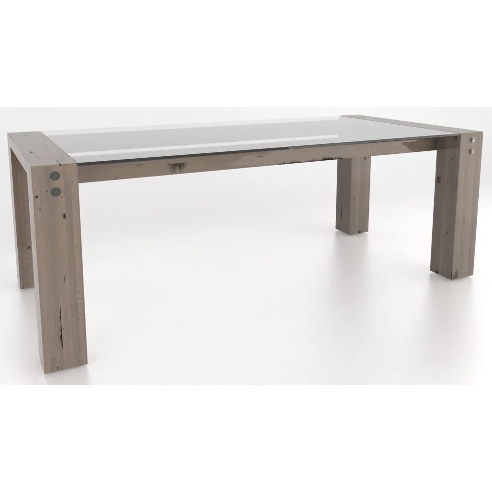 Canadel Loft GRE04072CL49RLNNF Customizable Rectangular Glass Top ...