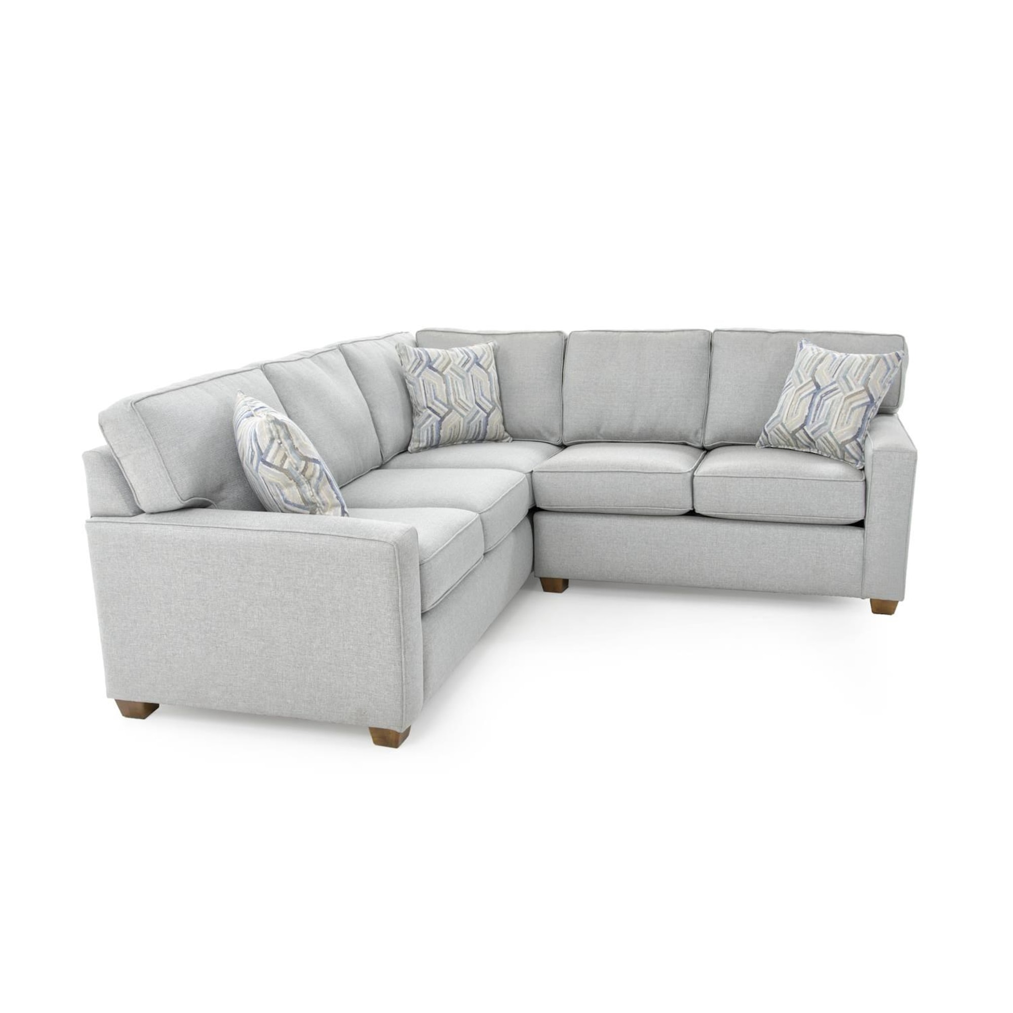 Capris Furniture 145 L145-1+S145-2 HANSON CONFEDERATE Two Piece Corner ...