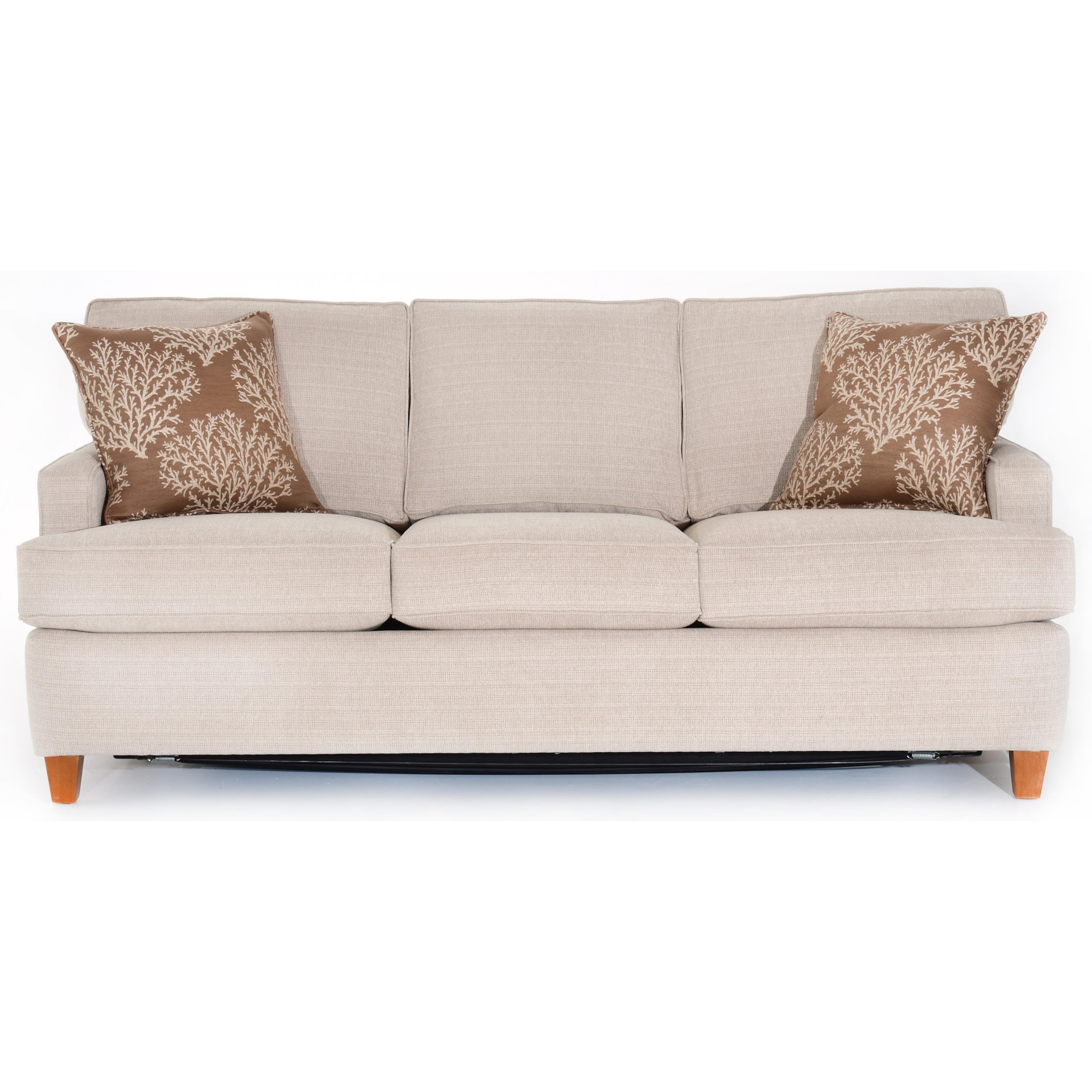 Capris Furniture 162 Q162 Contemporary Small-Scale Sleeper Sofa | Baer ...