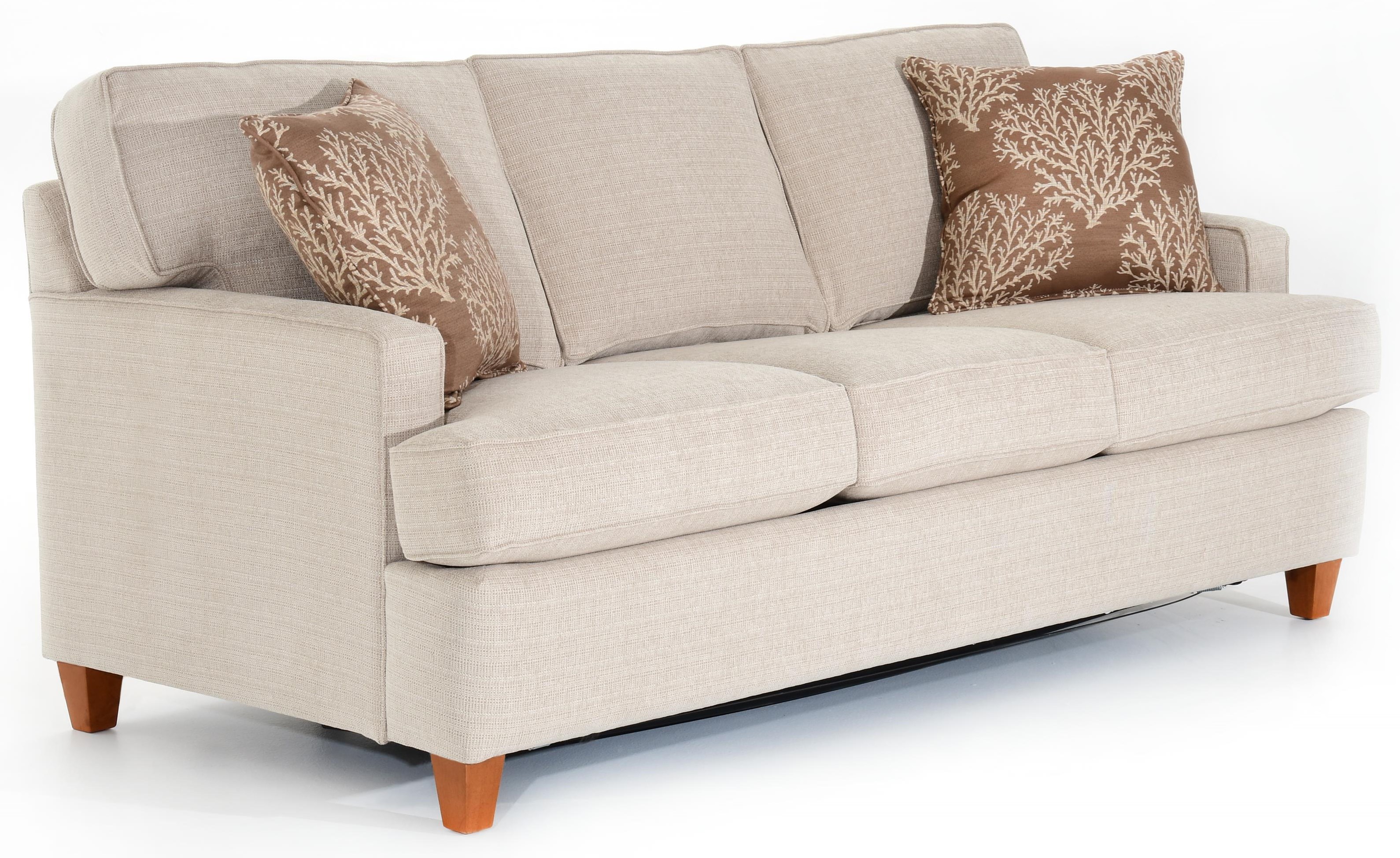 Capris Furniture 162 S162 Contemporary Small-Scale Sofa | Baer's ...