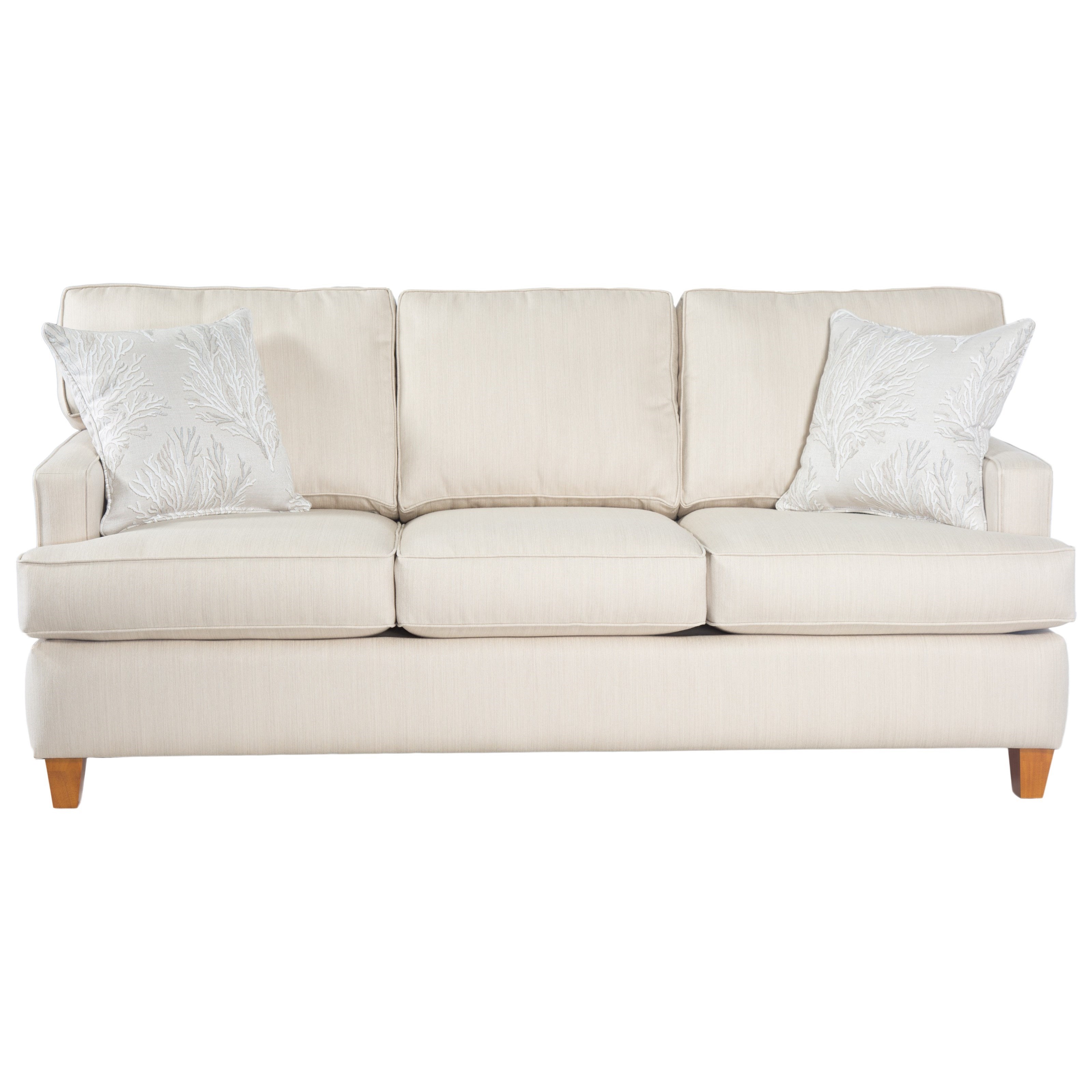 Capris Furniture 162 S162 Contemporary Small-Scale Sofa | Baer's ...