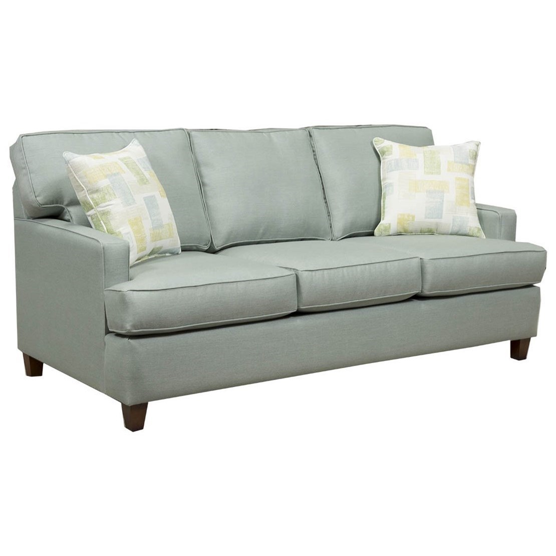 Capris Furniture 162 Q162 Contemporary Small-Scale Sleeper Sofa | Baer ...