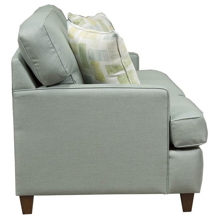 Capris Furniture 162 Q162 Contemporary Small-Scale Sleeper Sofa | Baer ...