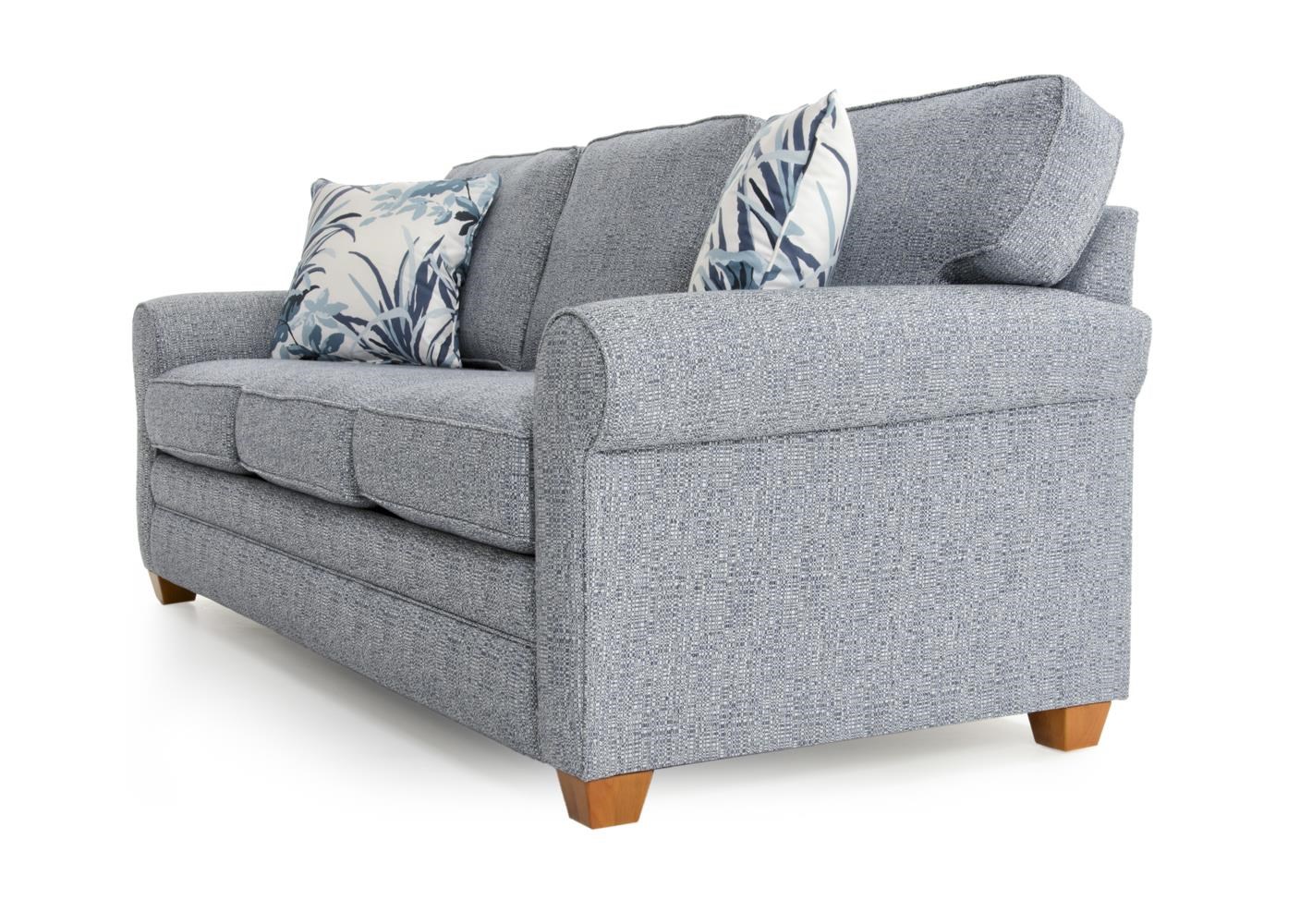 Capris Furniture 402 Q402 ALLOX OCEAN Casual Rolled Arm Sleeper Sofa ...
