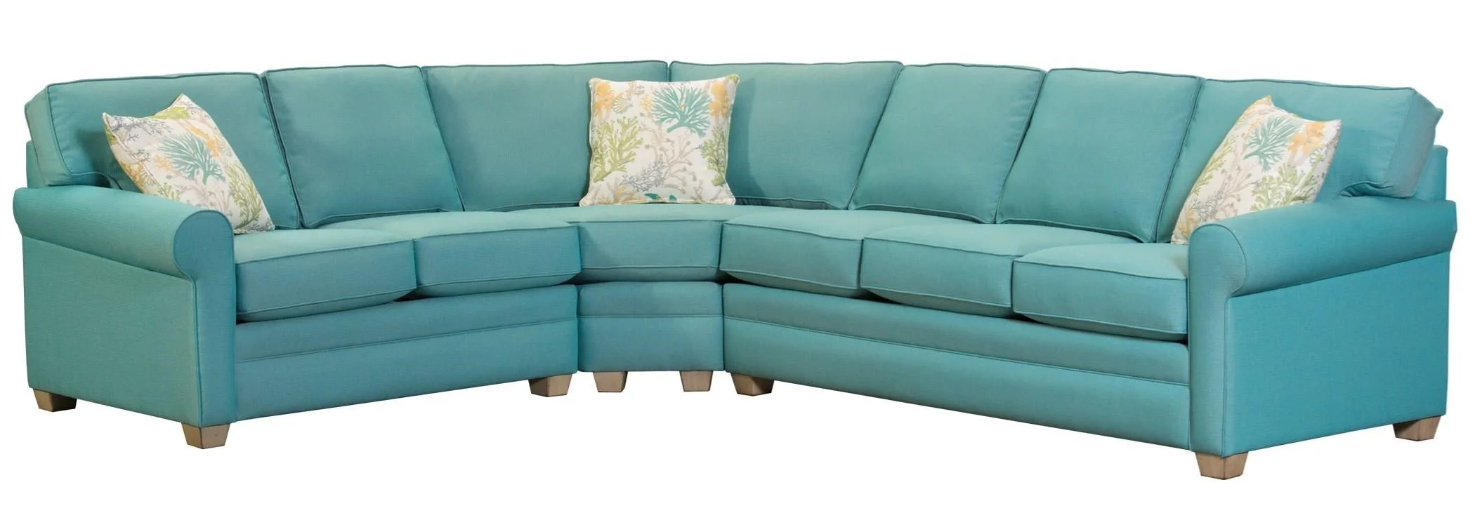 Capris Furniture 402 S402-1 RAF+W402-0+L402-1 LAF Casual Three Piece ...