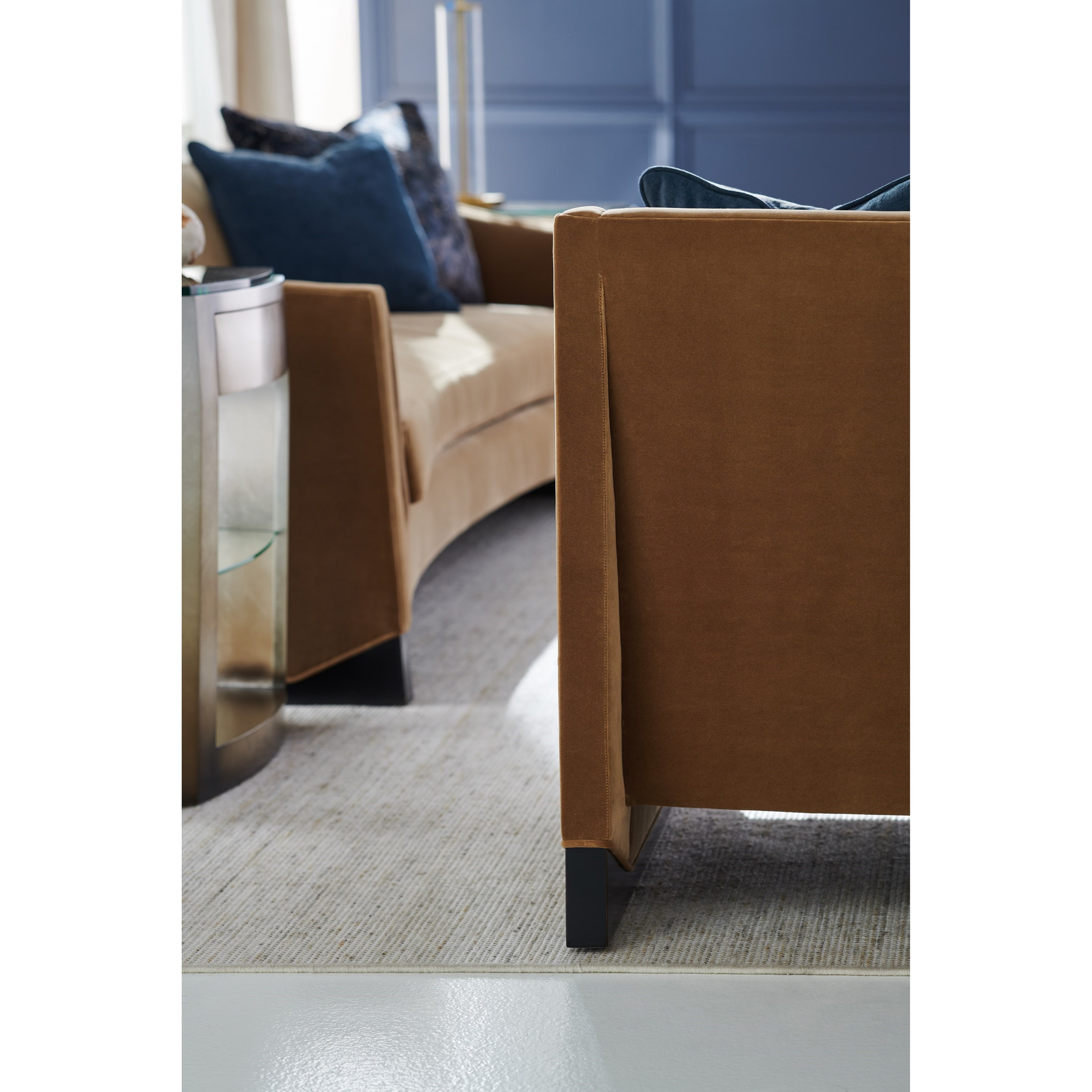 Caracole Caracole Classic 613165201 Contemporary Side Table with Glass ...