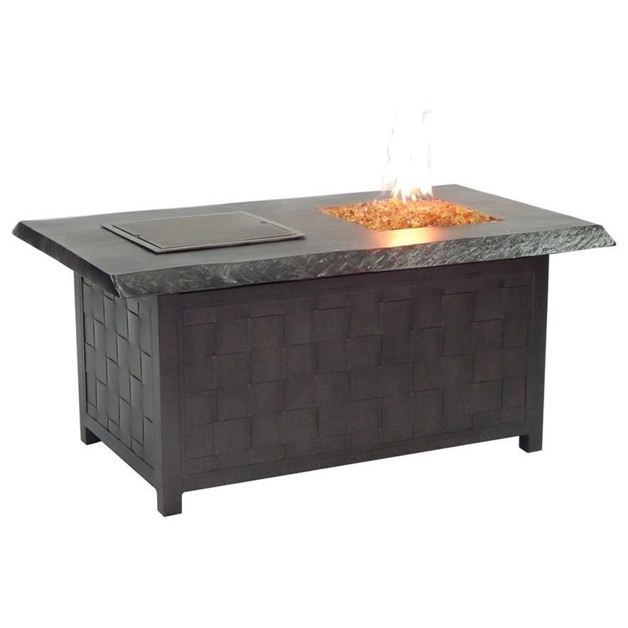 Castelle Classical Firepits VRI32WL 36" x 52" Rectangular Fire and Ice ...