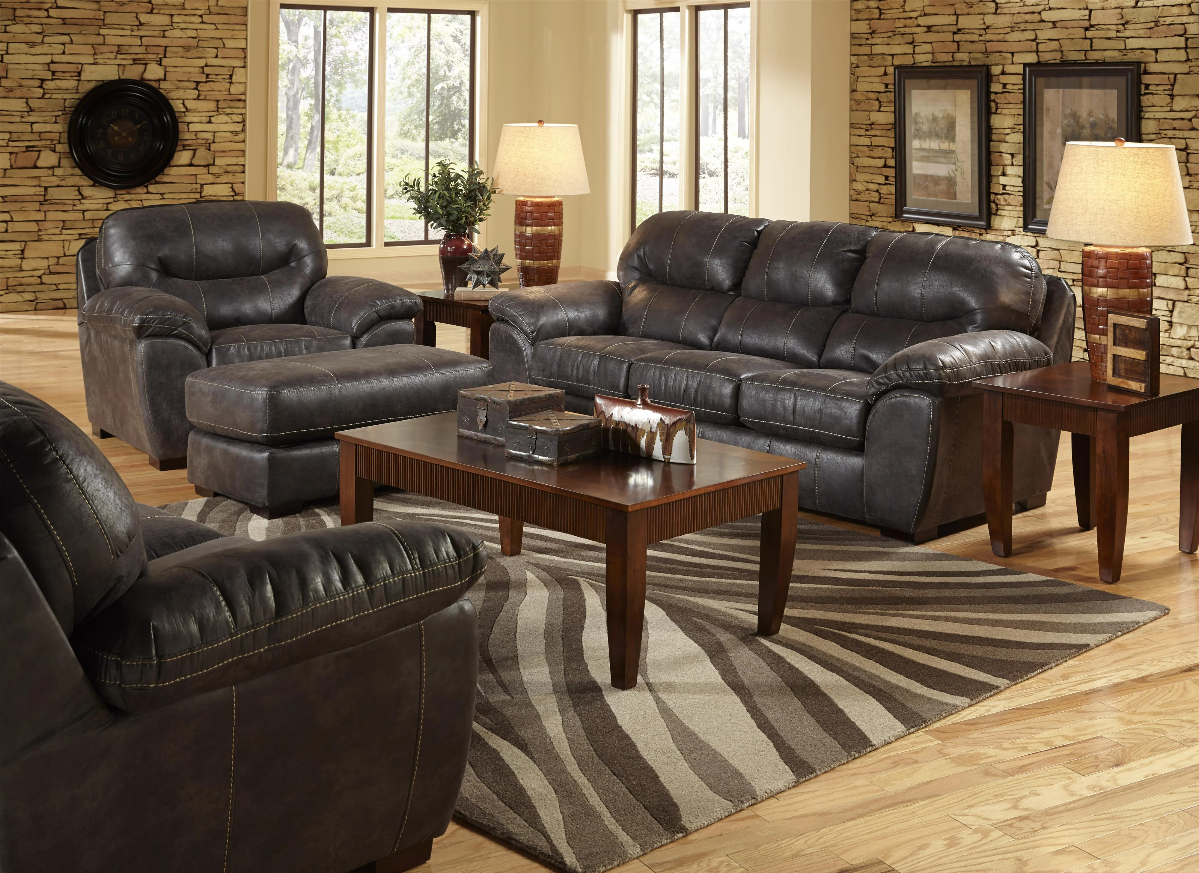 Jackson Furniture Jordan DE209 Sofa for Living Rooms and Family Rooms ...