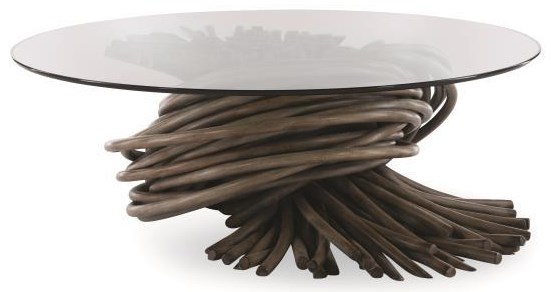 Century Curate CT2037-GR Chronograph Knot Cocktail Table-Grey | Baer's ...