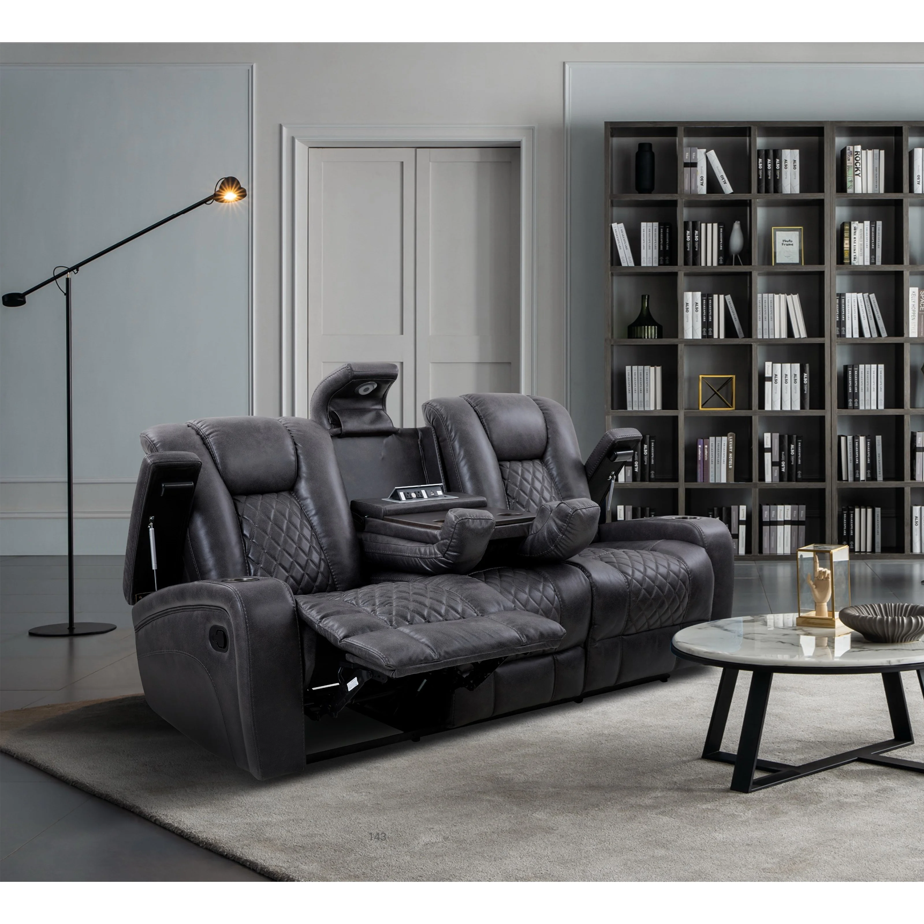 Cheers 70116M 70116M-L3-2M-T-L Contemporary Reclining Sofa with Drop ...