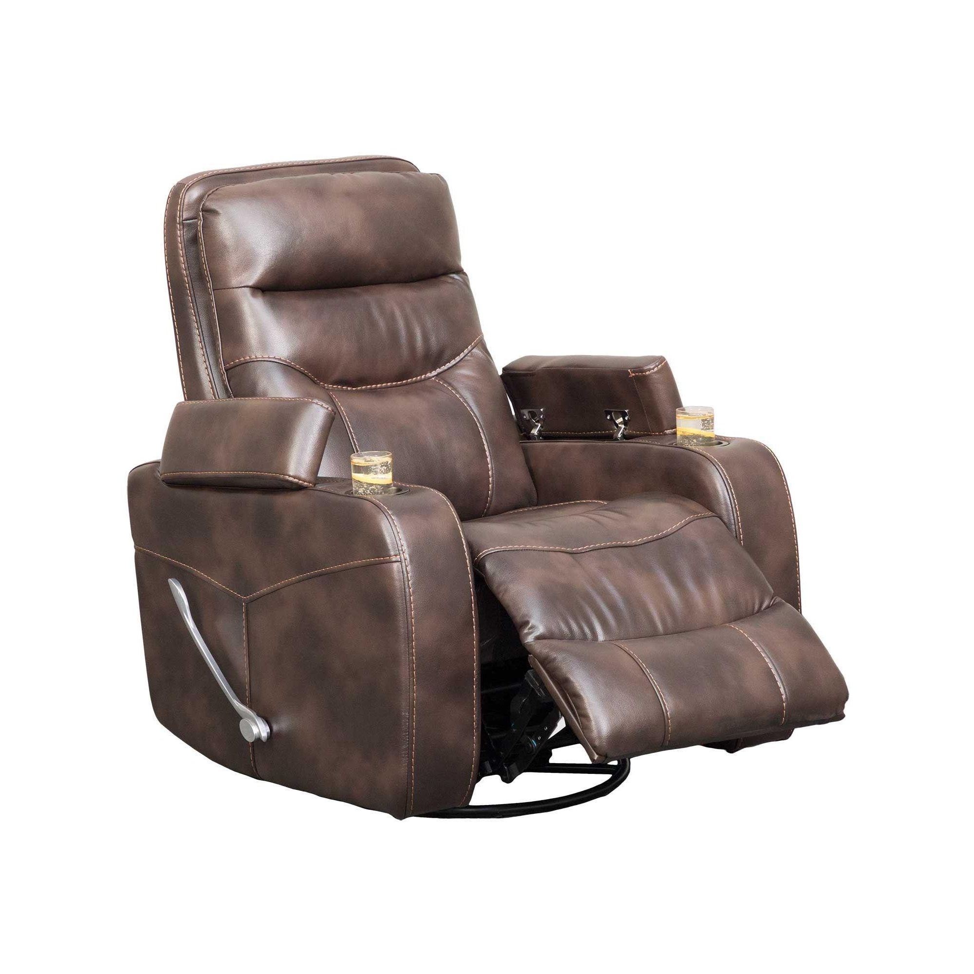 Cheers Trunnion 70107-L1-1STAUP Swivel Recliner with Hidden Storage and ... Cheers Trunnion 70107-L1-1STAUP Swivel Recliner with Hidden Storage and ...