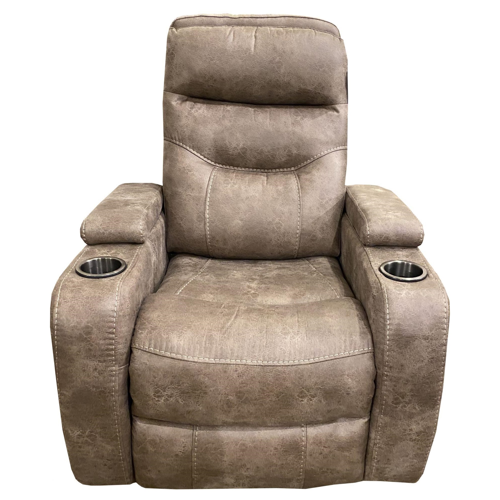 Cheers Trunnion 70107-L1-1STAUP Swivel Recliner with Hidden Storage and ...