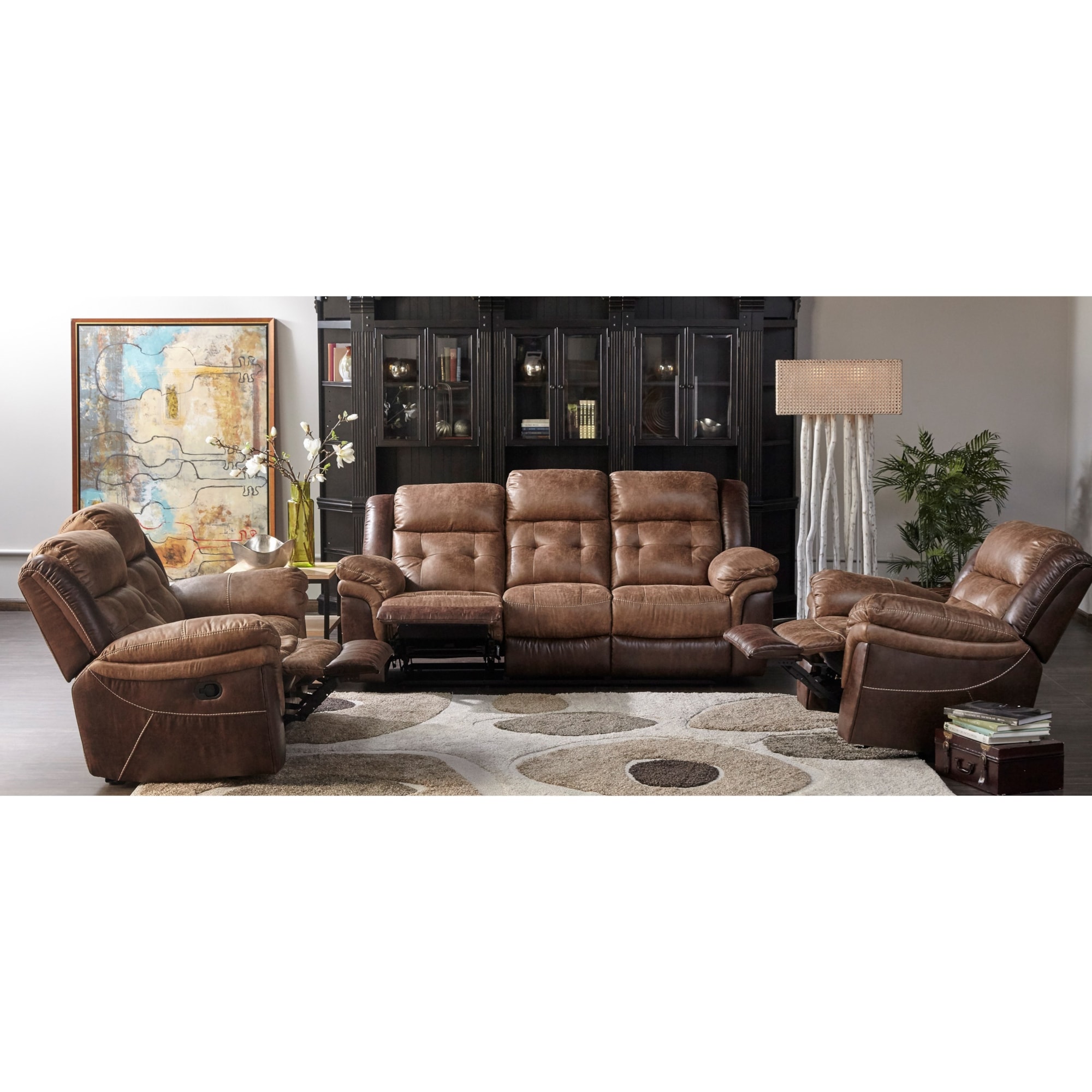 Cheers XW5156M 1311391 Dual Two Tone Reclining Sofa | Dunk & Bright ...