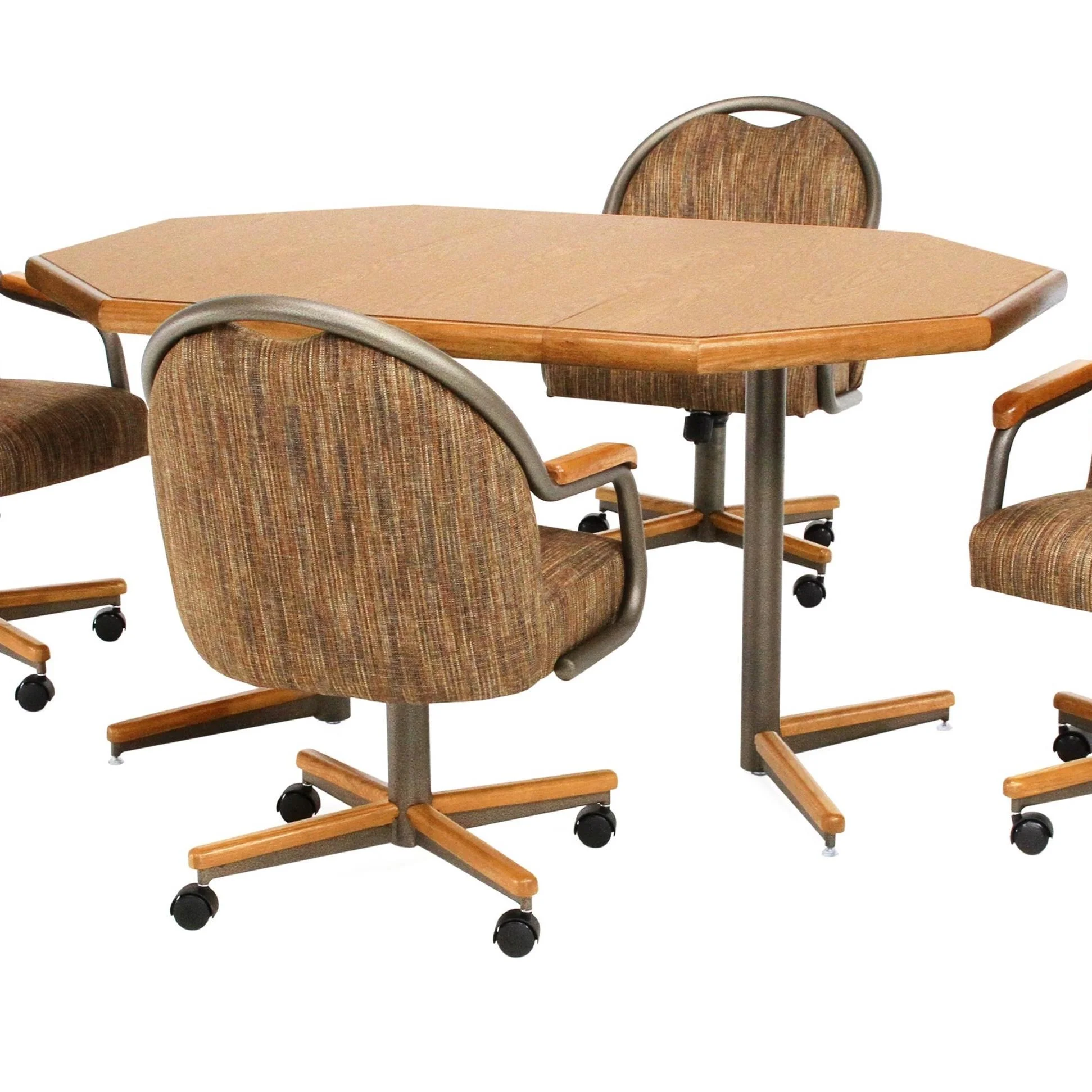 Chromcraft Custom Dining CD154NM+C355MZ Clipped Corner Table Top Dining ...